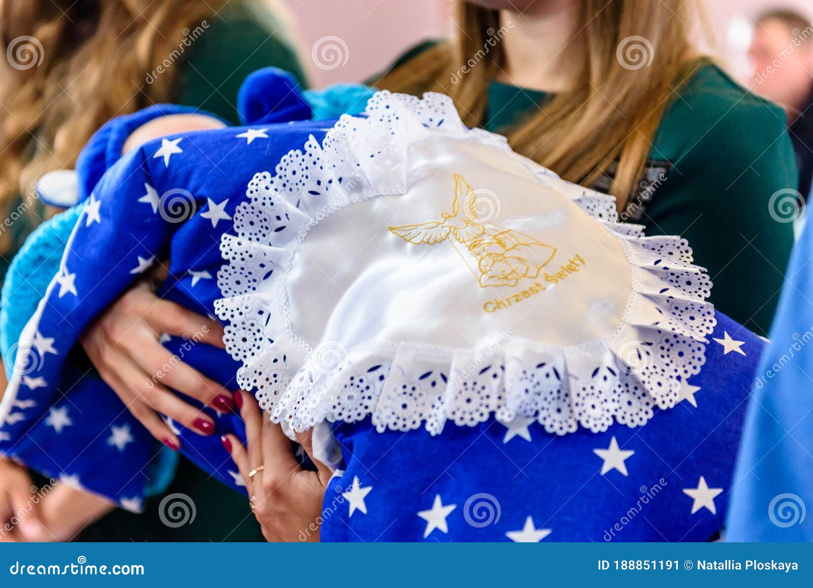Baptism Of A Child In The Church, The Process Of Anointing, Baptism ...