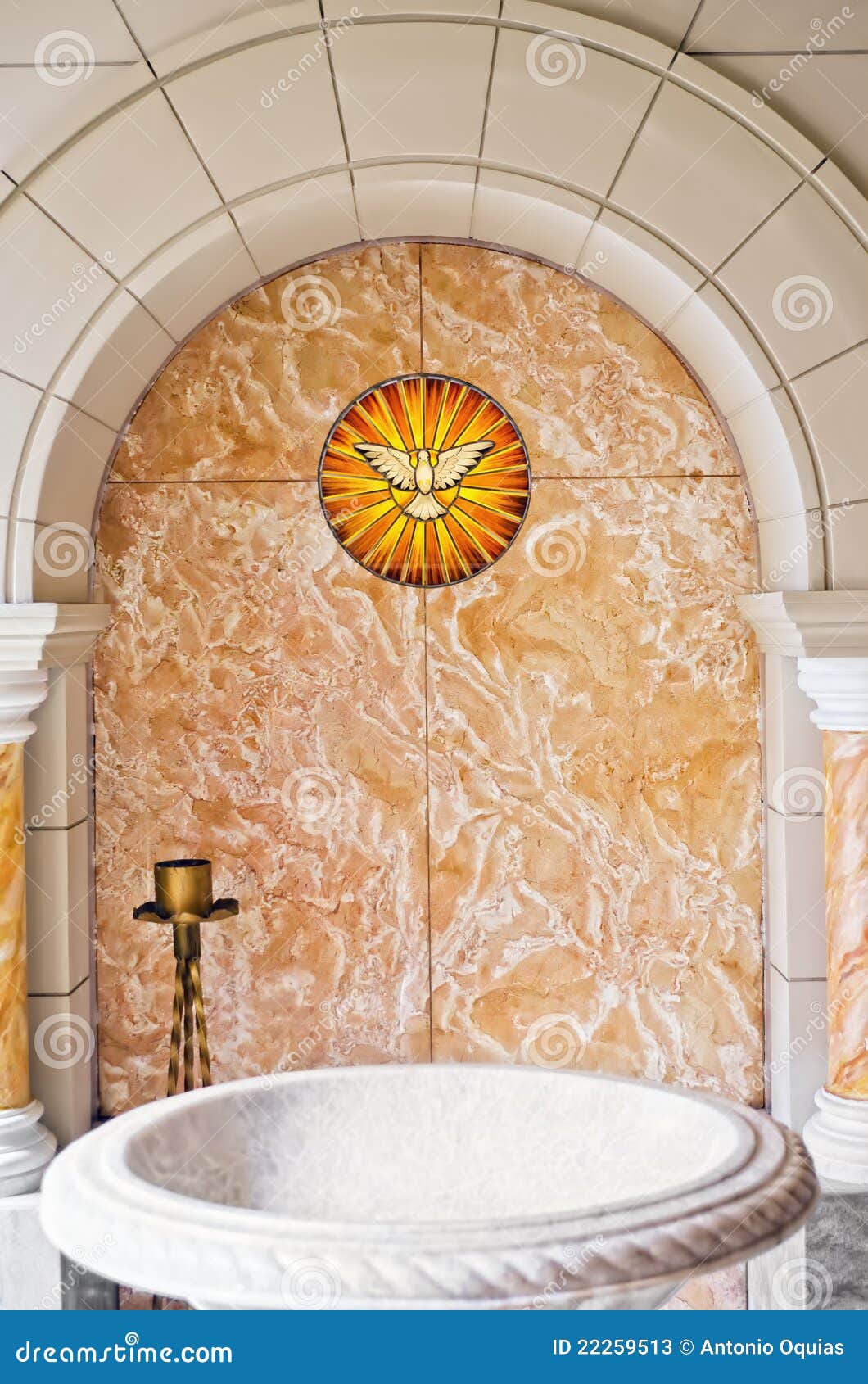 Baptismal Area stock image. Image of religious, spiritual - 22259513