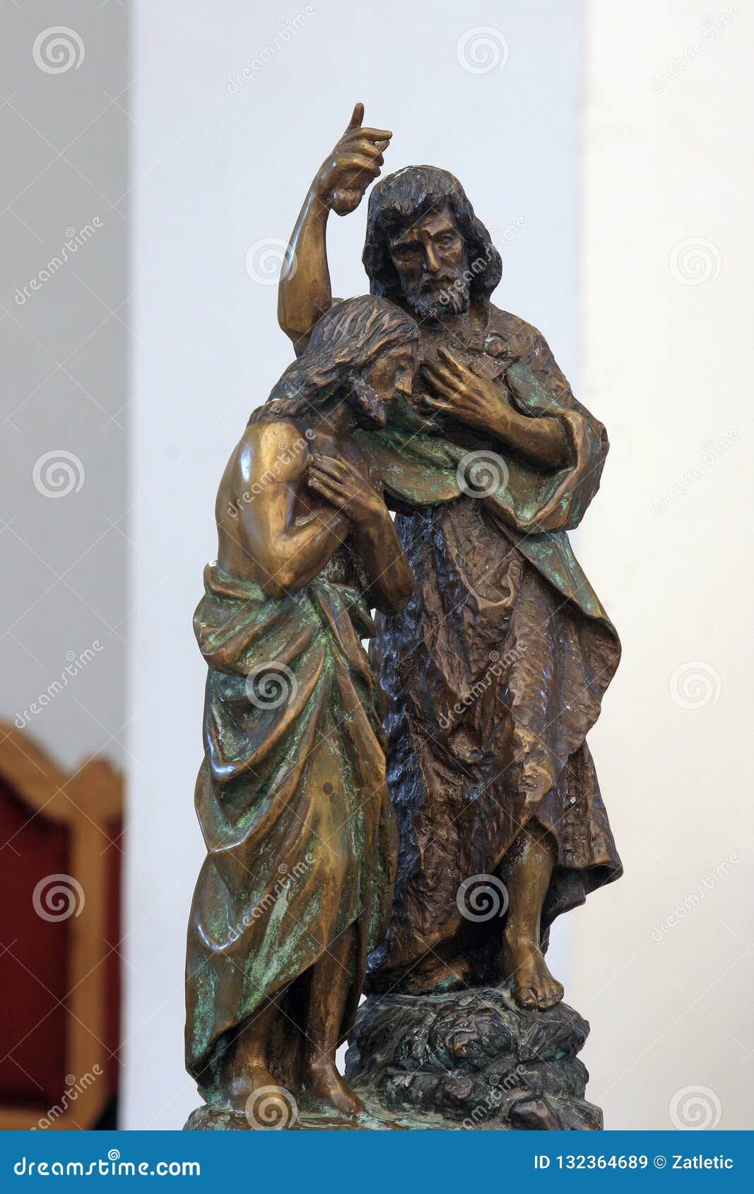 Baptismo do senhor imagem de stock. Imagem de bonito - 132364689