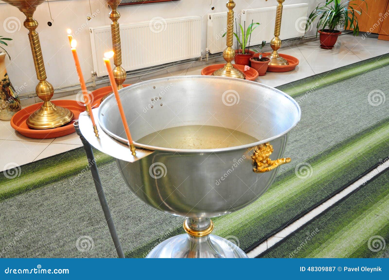Baptistery stock image. Image of sacrament, baptistery - 48309887