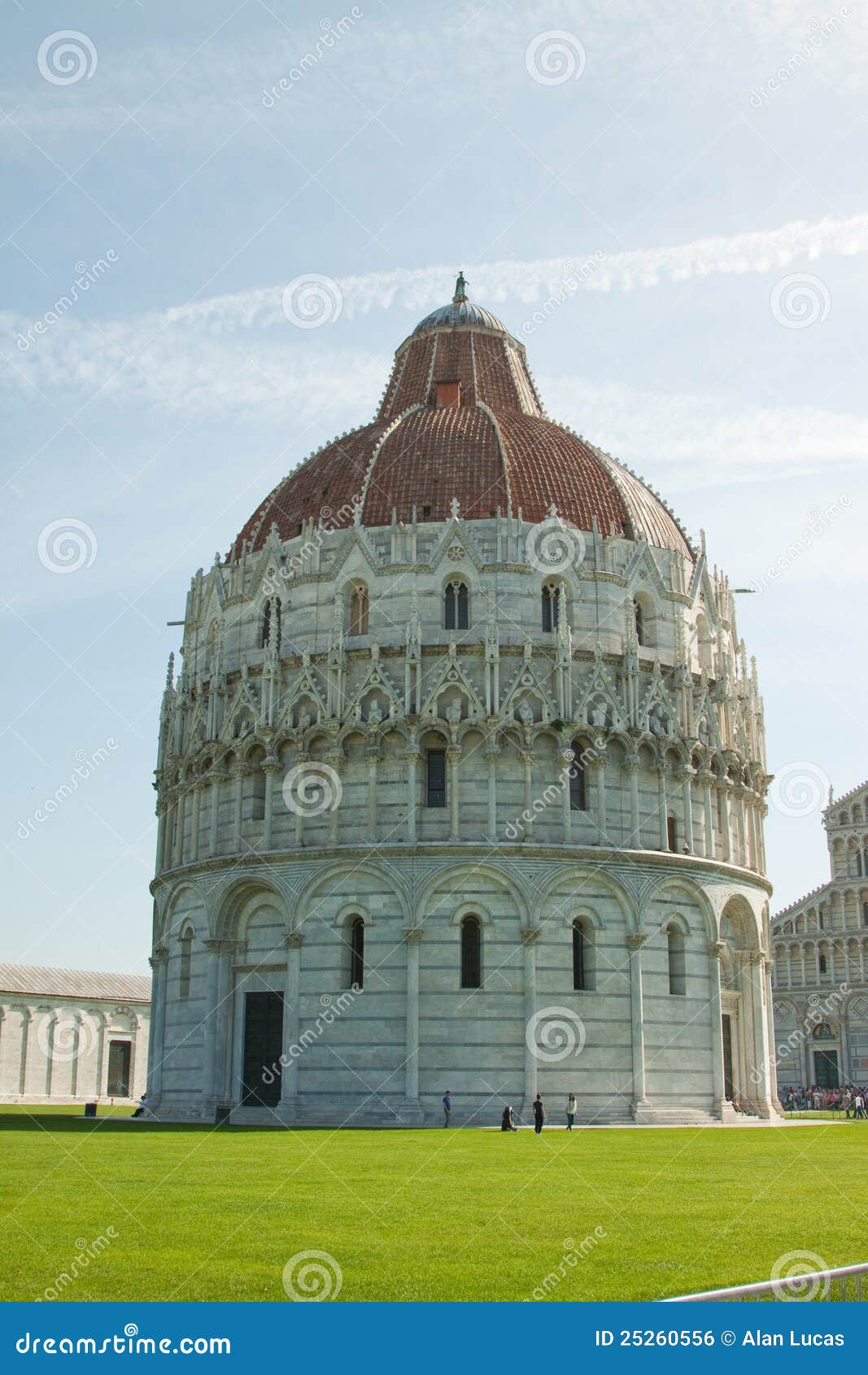 Baptistry stock photo. Image of field, history, leaning - 25260556