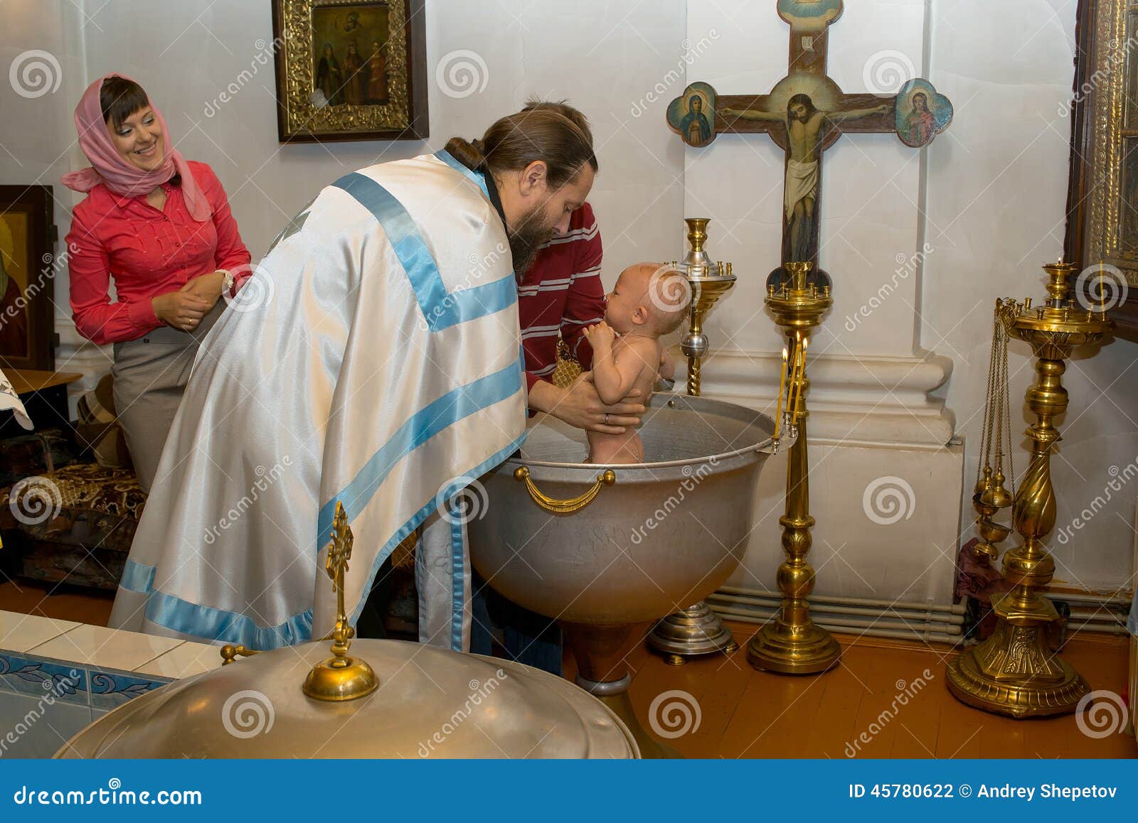 Baptized in the Russian Orthodox Church Editorial Photography - Image ...