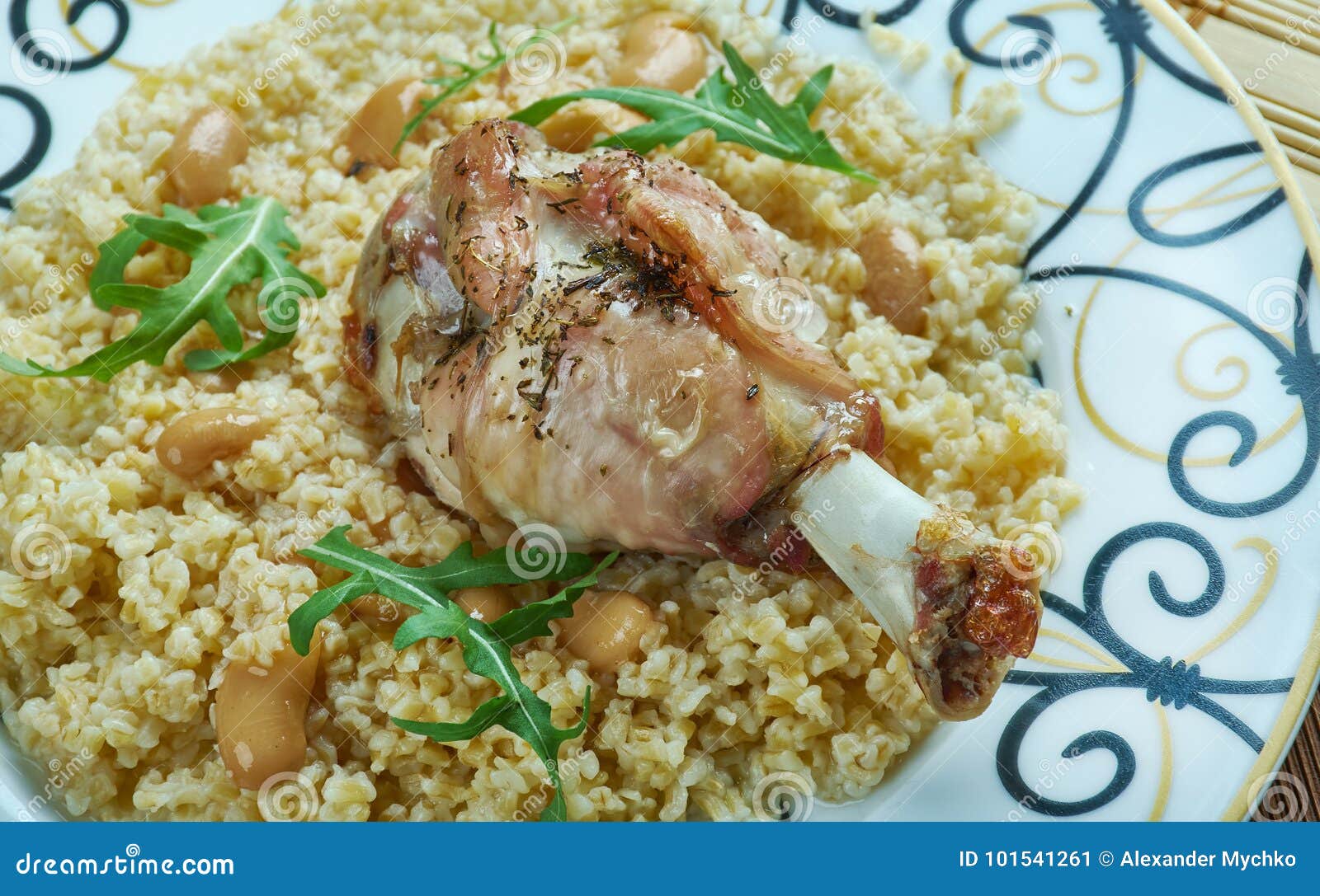 Baqala-polow stockbild. Bild von küche, persisch, gemüse - 101541261