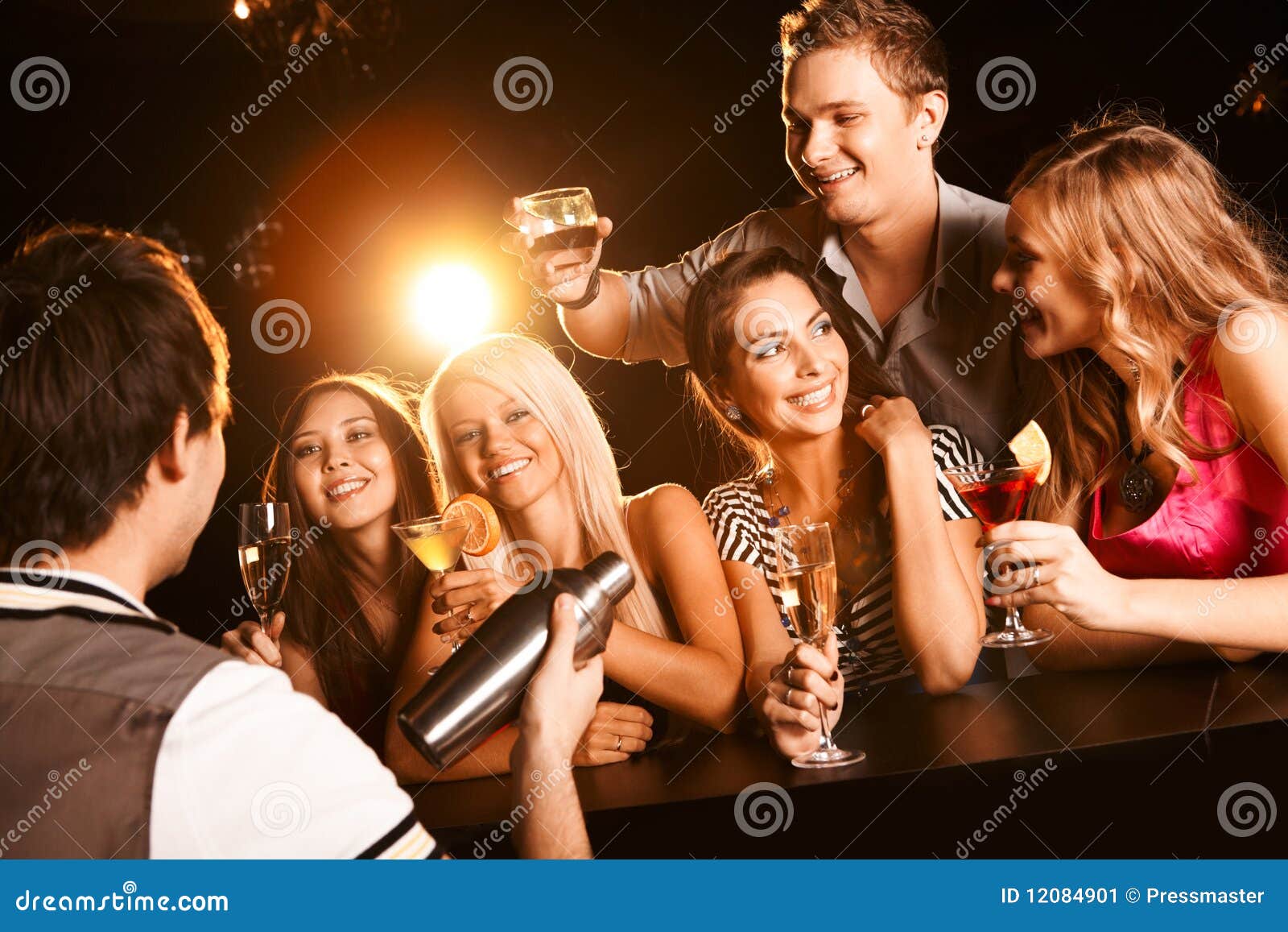 At the bar stock image. Image of celebrating, holiday - 12084901