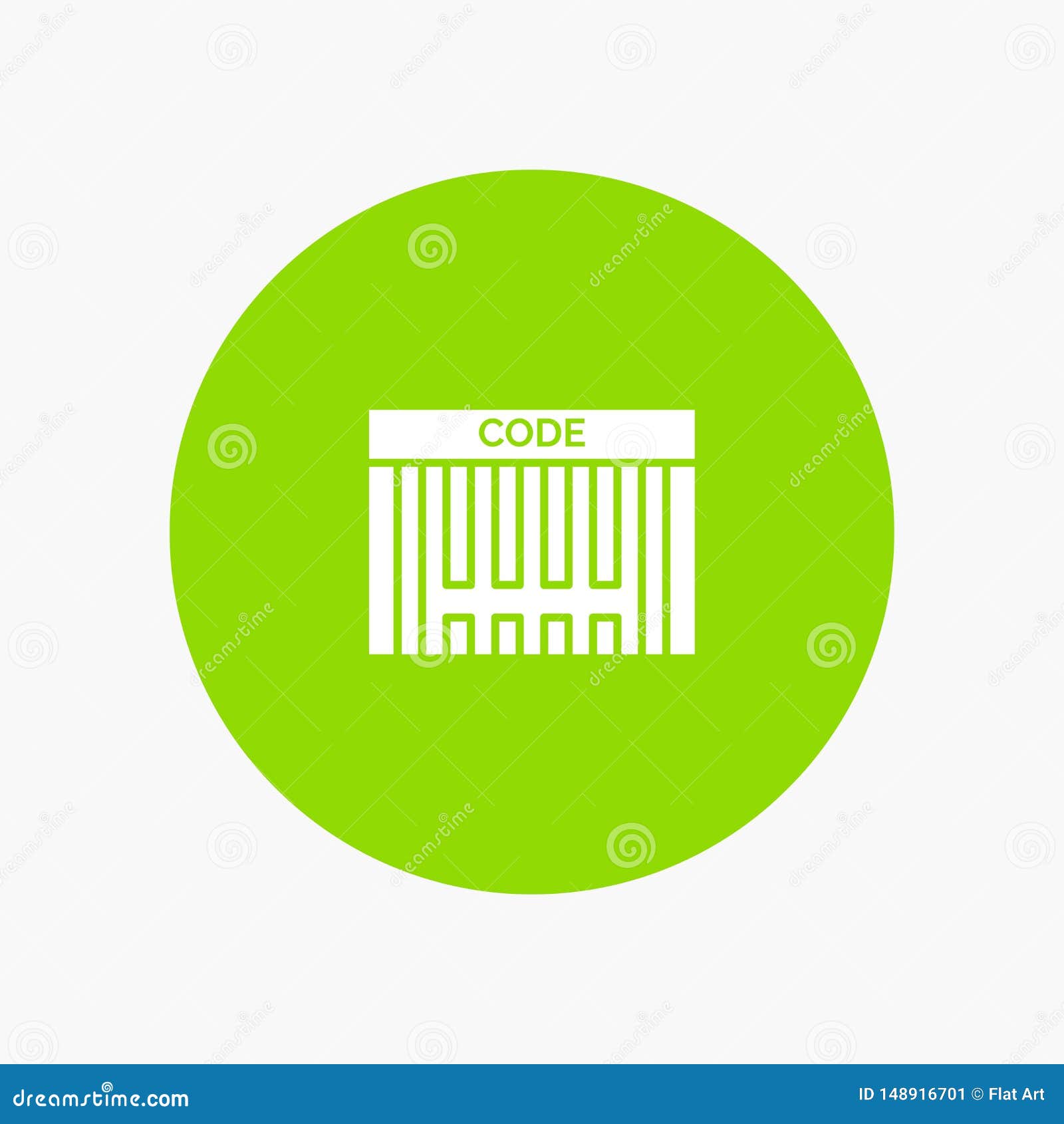 Bar, Barcode, Code, Shopping White Glyph Icon Stock Vector ...