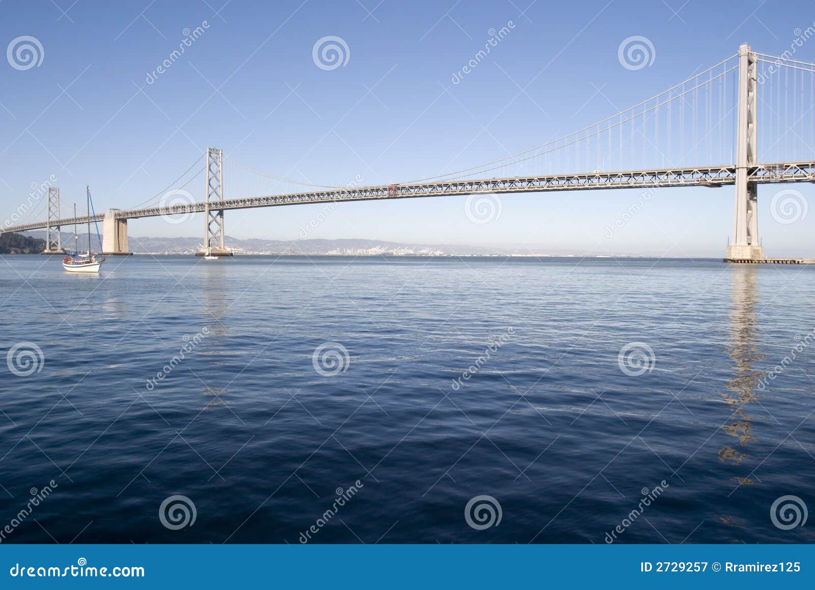 Bar Bridge deep Blue water stock image. Image of tourist - 2729257