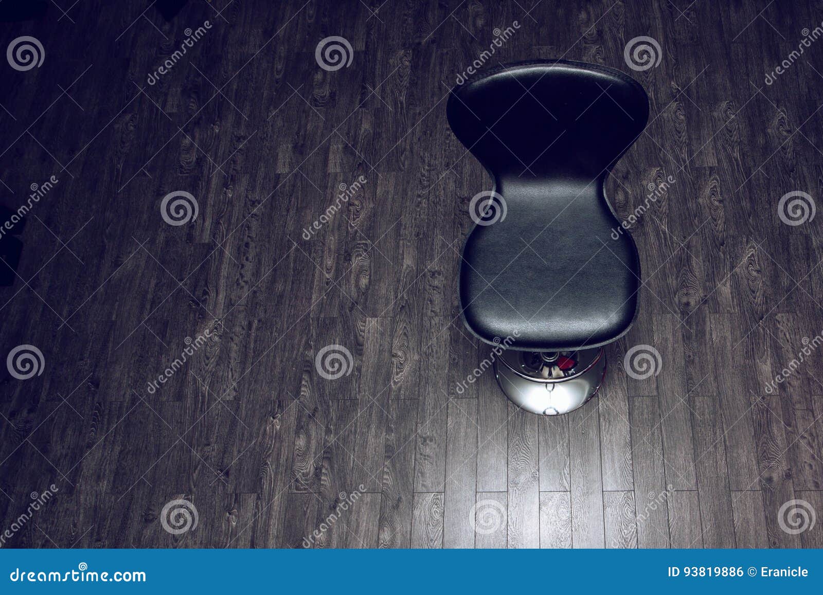 Bar chair top view stock photo. Image of black, education - 93819886