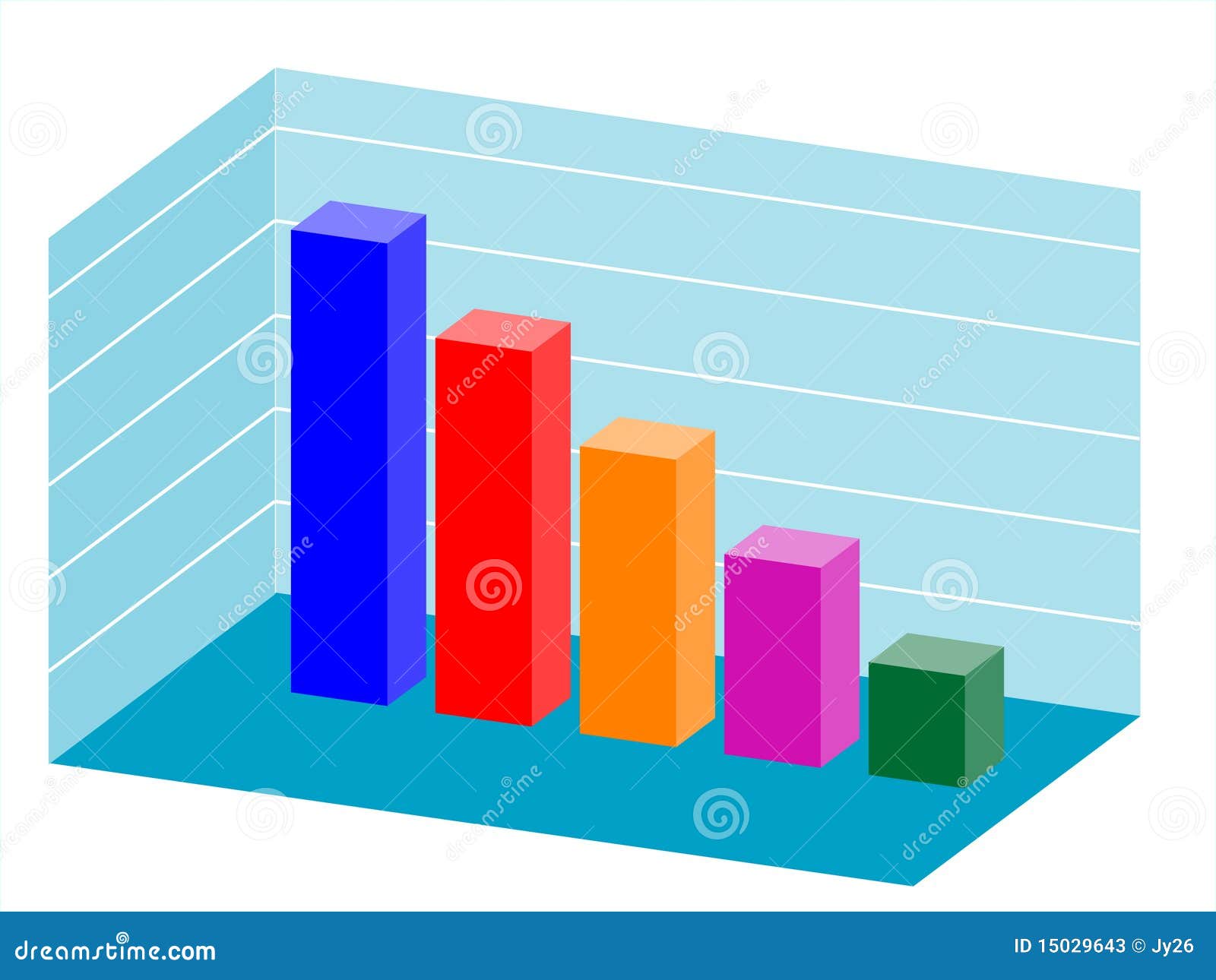 Bar chart stock vector. Illustration of making, achievement - 15029643
