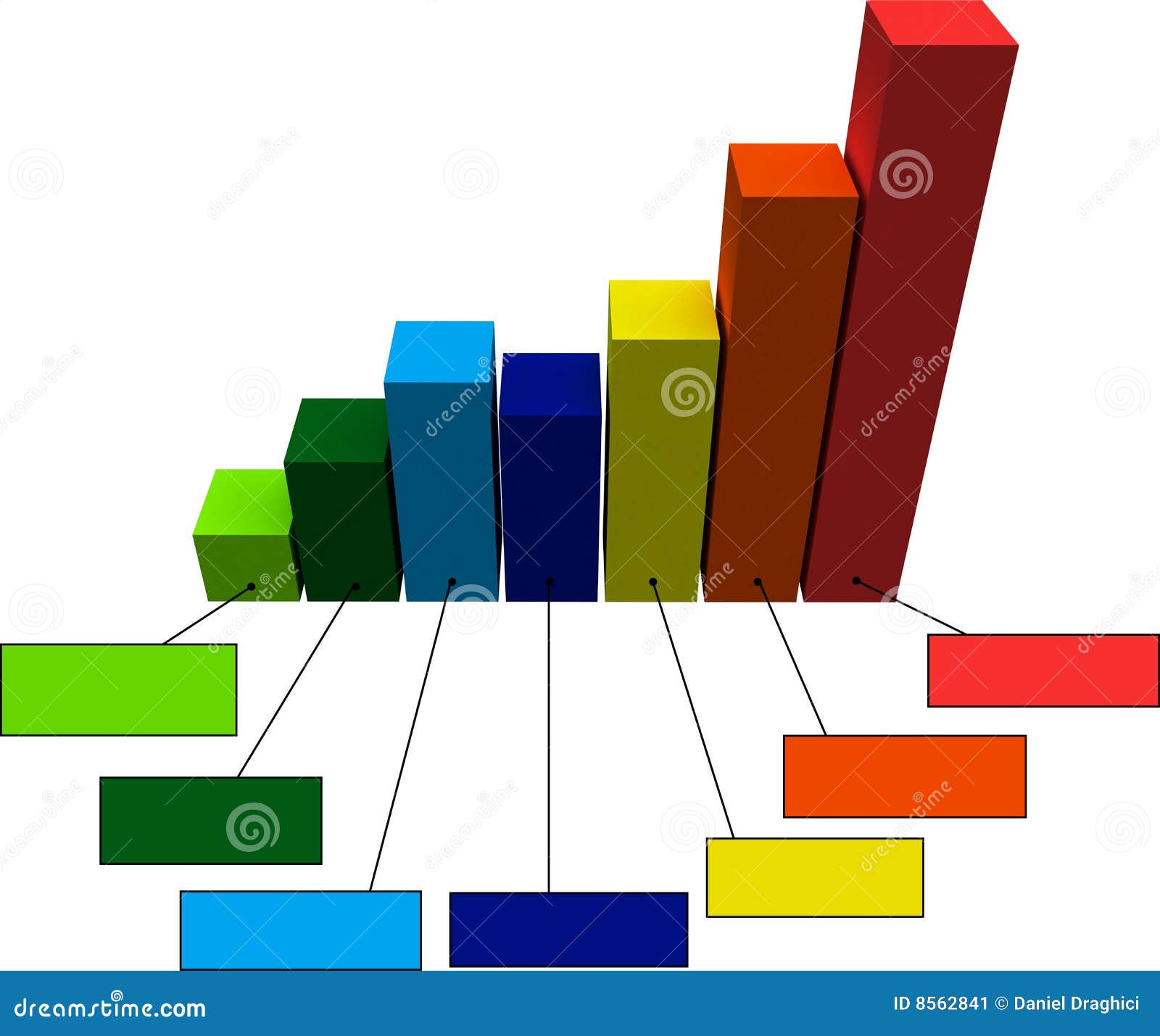 Bar Chart stock illustration. Illustration of data, exchange - 8562841