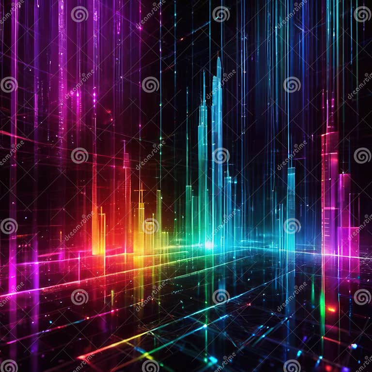 Bar Chart Accounting Financial Spreadsheet Data, Online Representation, Cyberspace Data ...