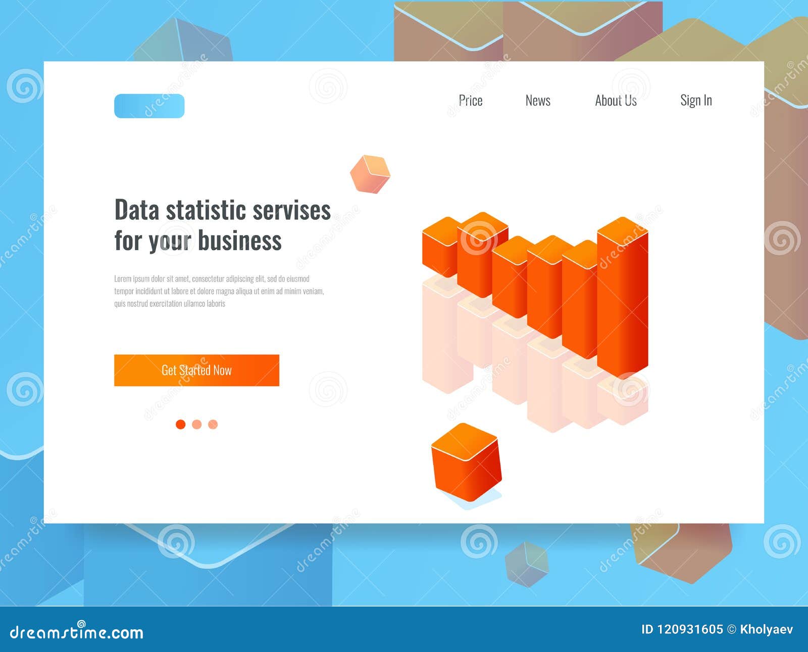 Bar Chart Banner, Statistic and Planning Concept, Business Analytics ...