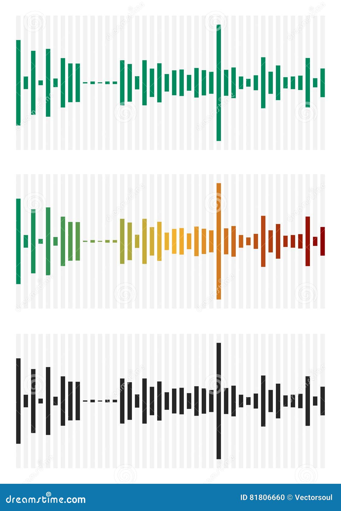 Bar Chart, Bar Graph Interface Element with Low and High Levels. Stock ...