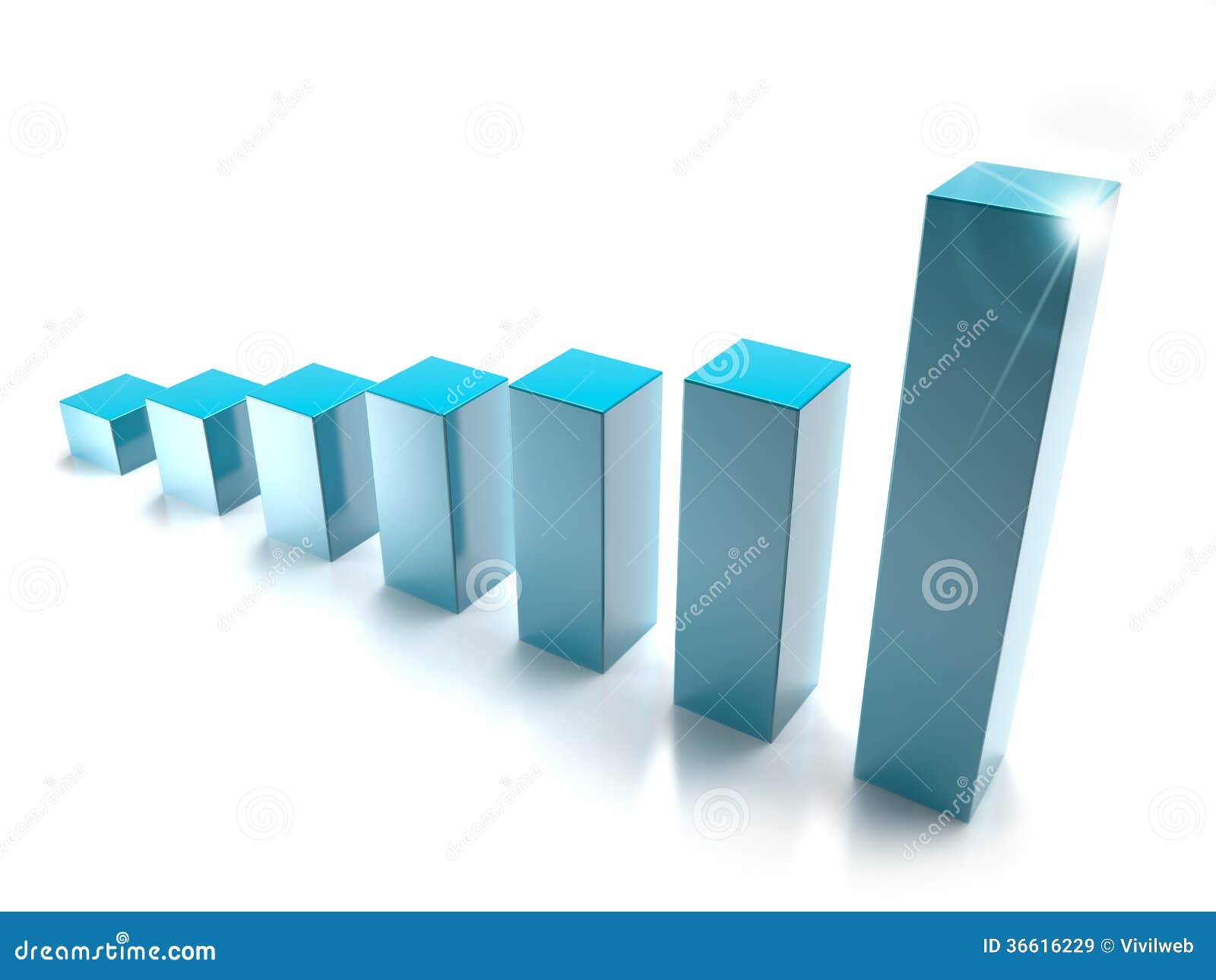 Bar chart stock illustration. Illustration of achievement - 36616229