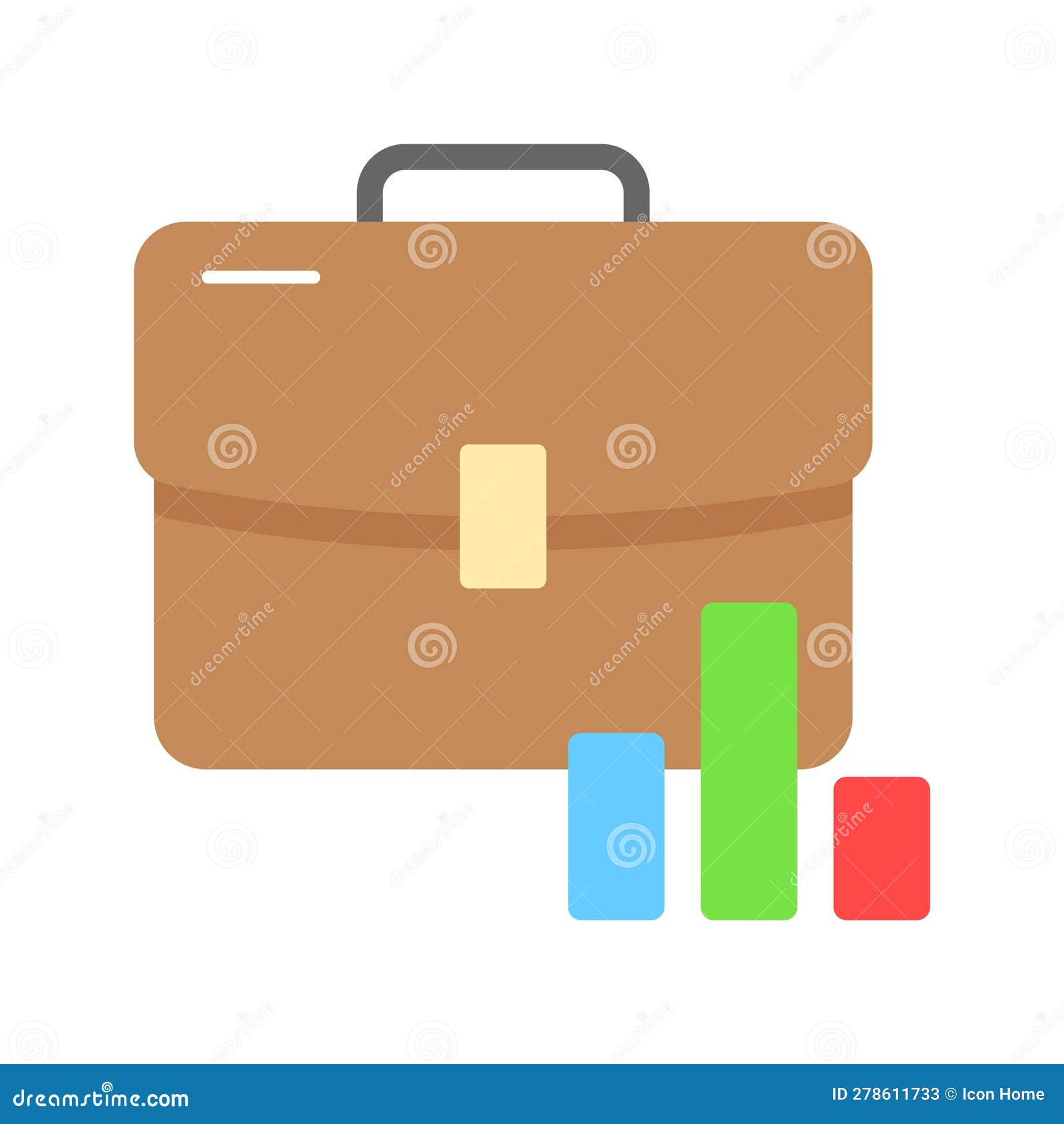Bar Chart with Business Bag Depicting Vector of Business Data Analytics ... Bar Chart with Business Bag Depicting Vector of Business Data Analytics ...