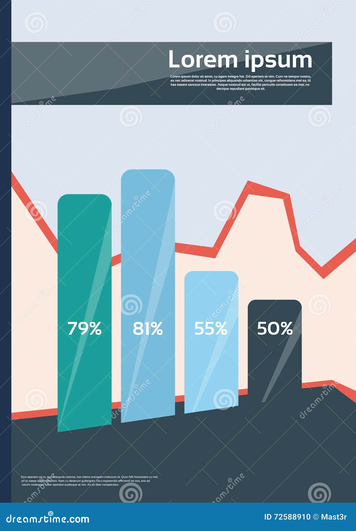 Bar Chart Diagram with Percentage Financial Graph Stock Vector ... Bar Chart Diagram with Percentage Financial Graph Stock Vector ...