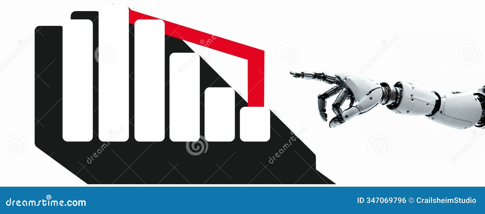 Humanoid Android Man Standing Cyberspace Binary Code. Robot Artificial ...