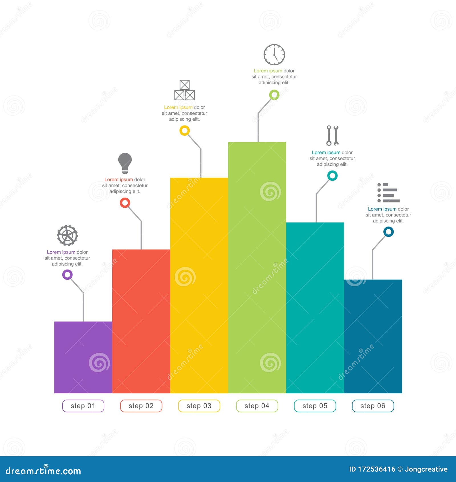 Bar Chart Graph Diagram Financial Analytic Statistical Business ...