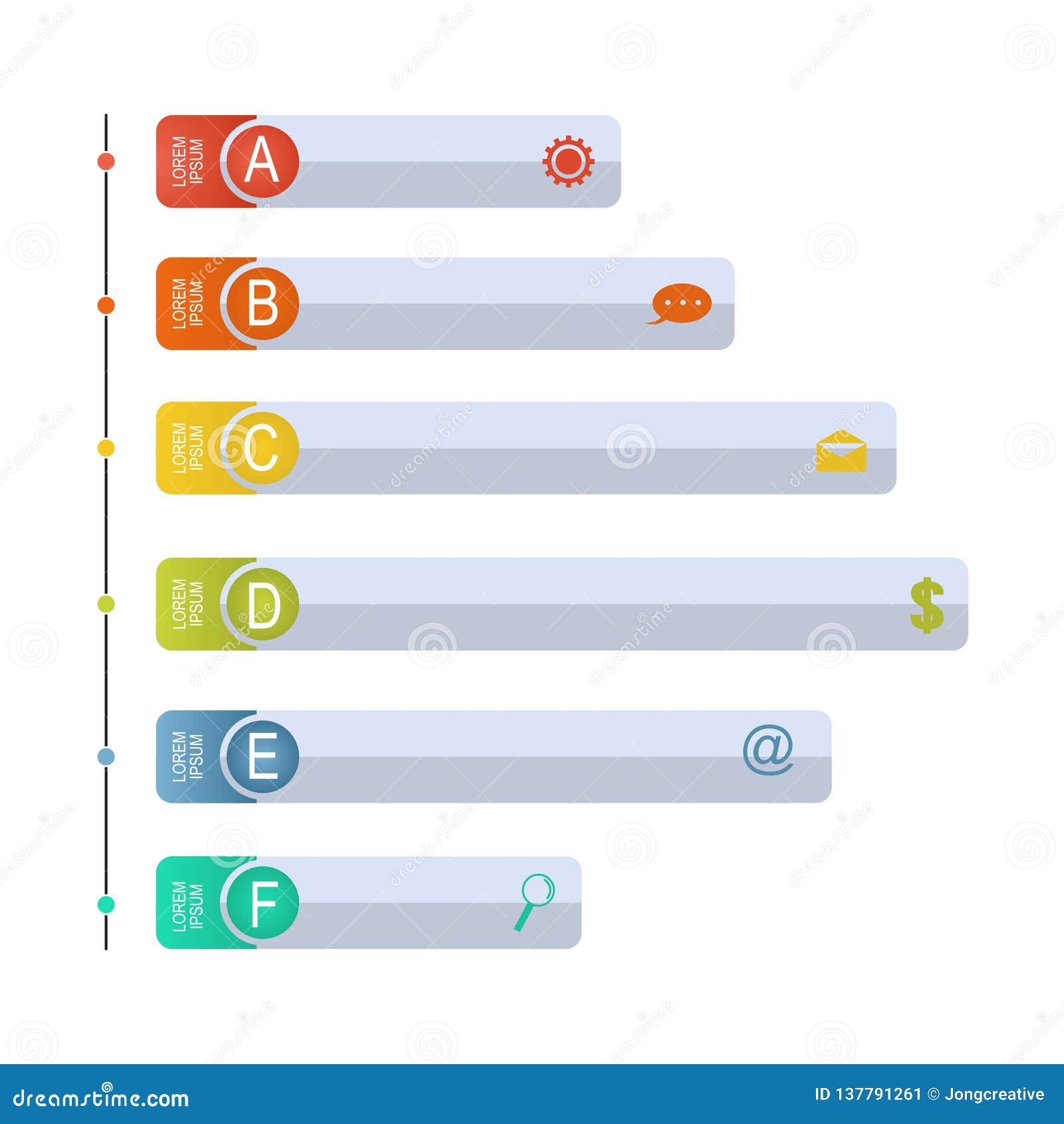 Bar Chart Graph Diagram Statistical Horizontal Infographic Illustration ...