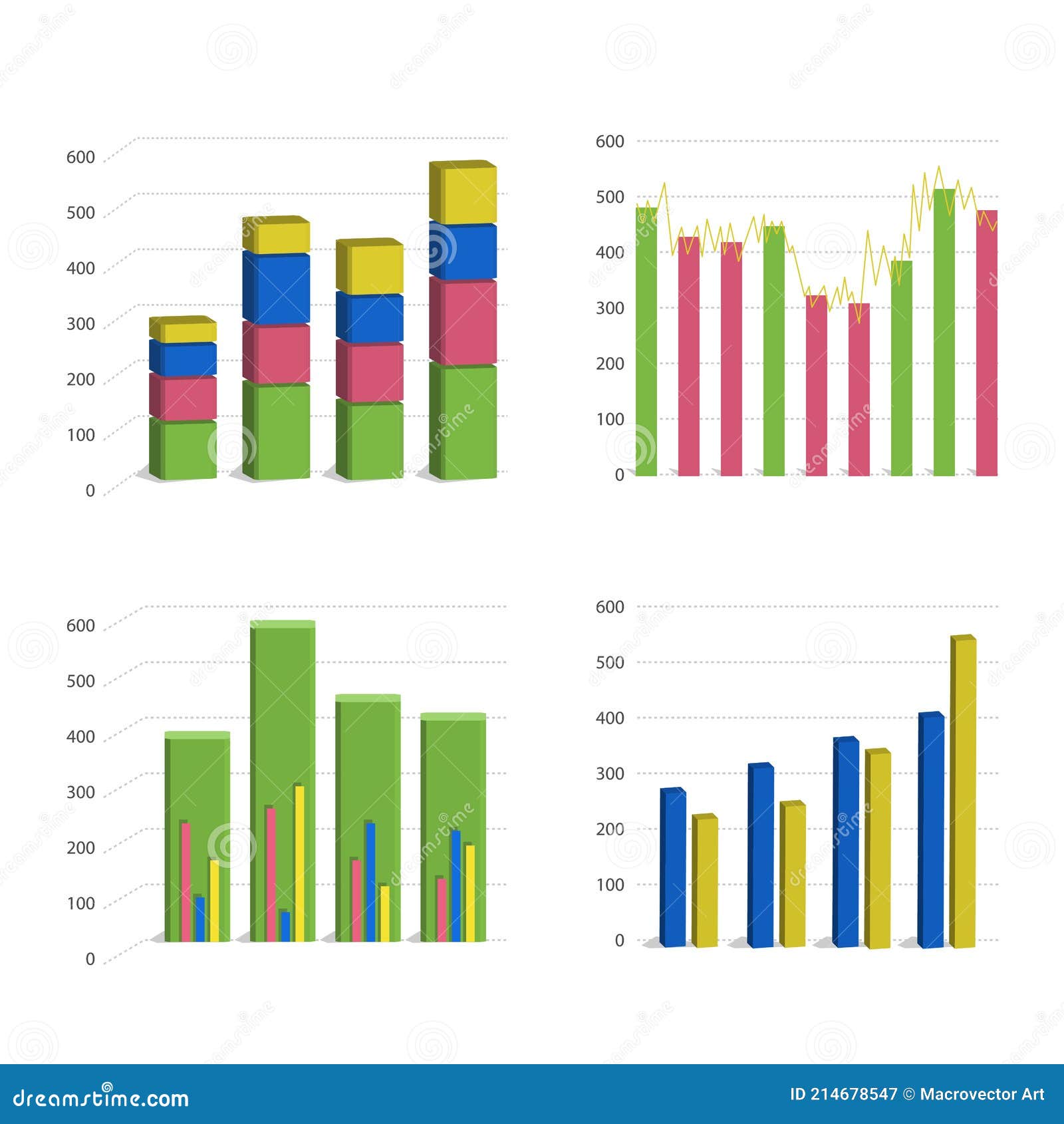 Bar Chart Graph Design Vector Illustration Stock Vector - Illustration ...