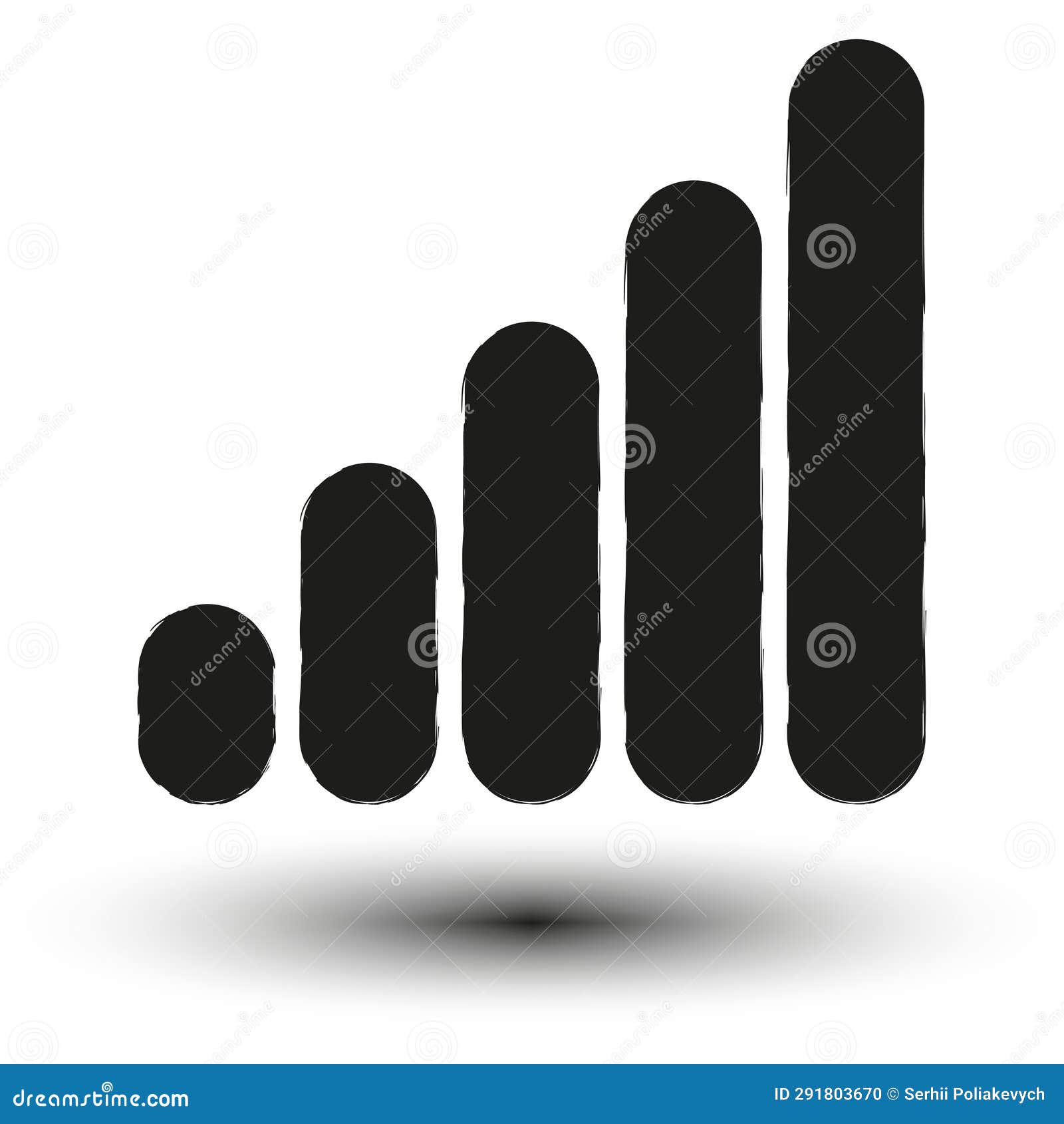 Bar Chart Bar Graph Symbol. Vector Illustration. EPS 10 Stock Vector ...