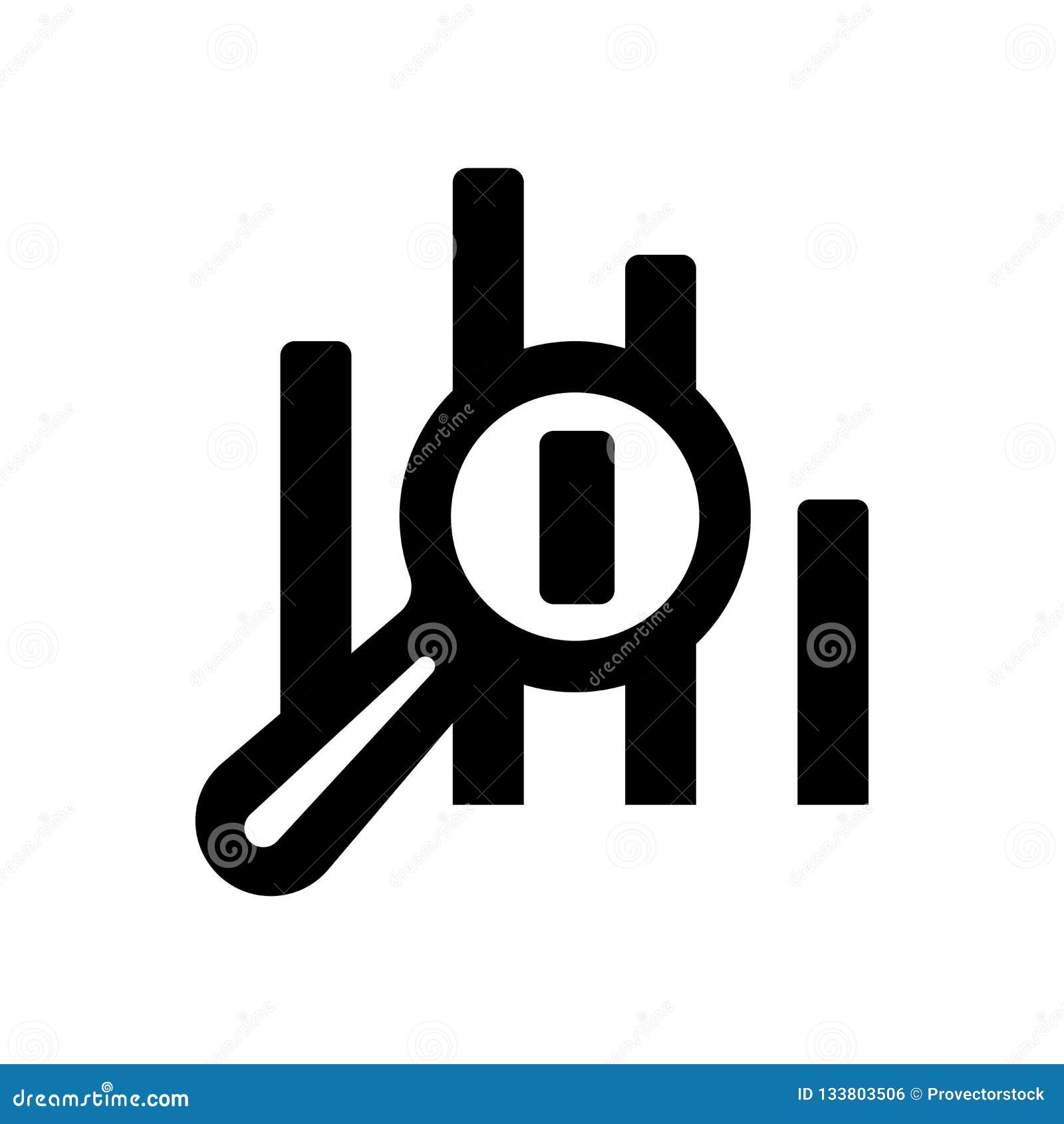 Bar Chart Icon Vector Sign and Symbol Isolated on White Background, Bar ...