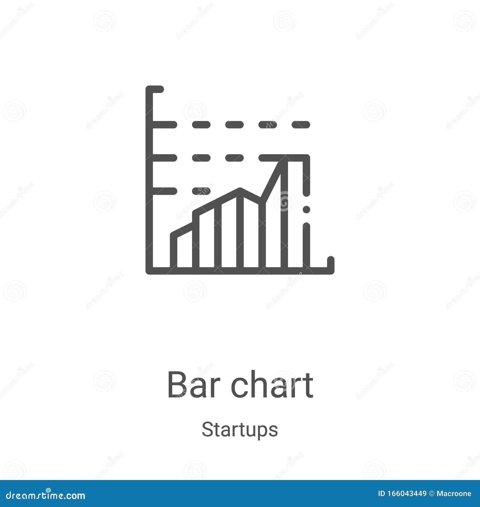 Bar Chart Icon Vector from Startups Collection. Thin Line Bar Chart ...