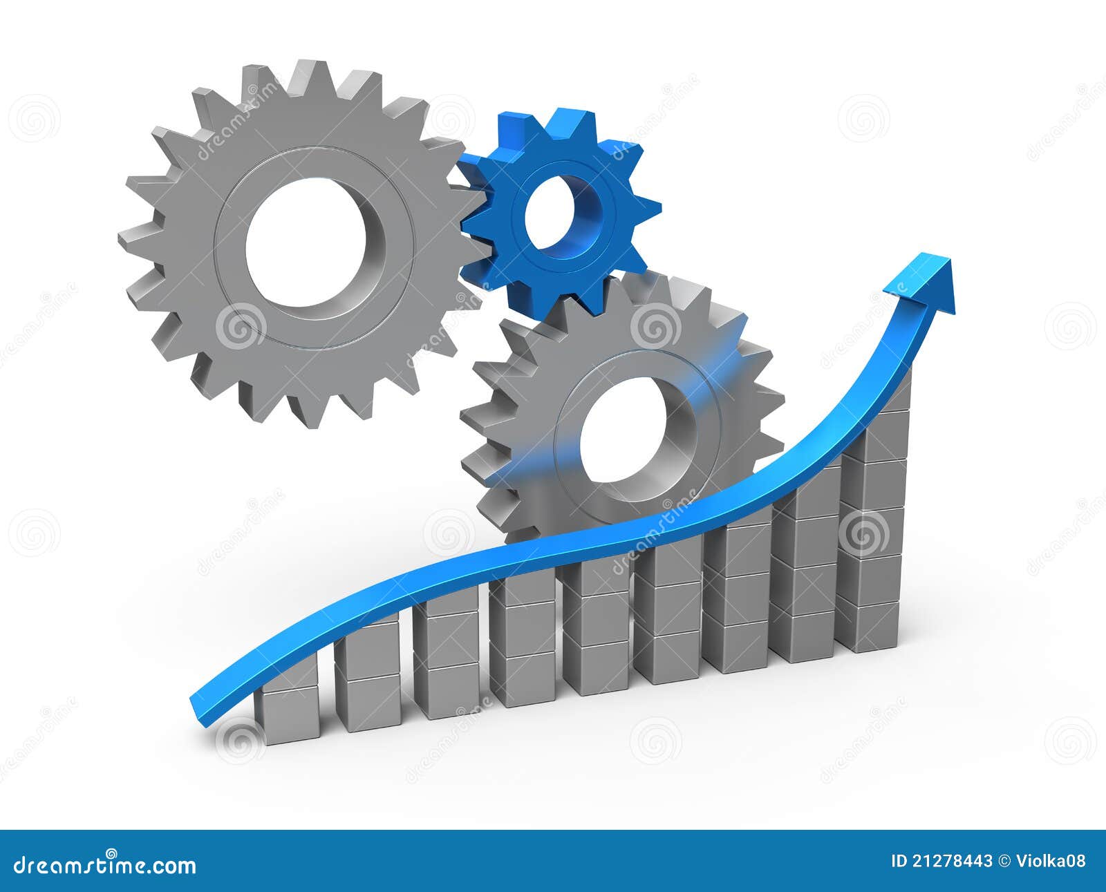 Bar chart production stock illustration. Illustration of crisis - 21278443