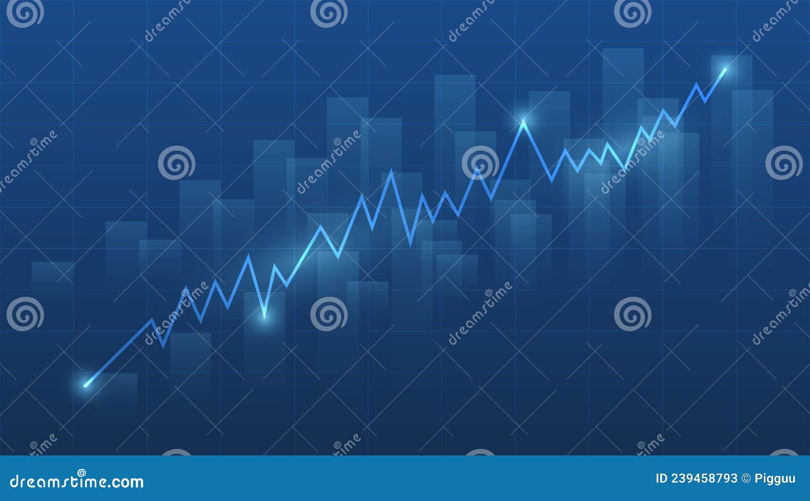 Bar Chart Shows Business Growth Information for Strategy Planning and ...