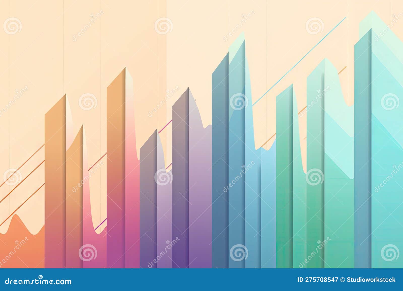 Bar Chart with Upward-trending Bars, Each Representing a Different Set ...