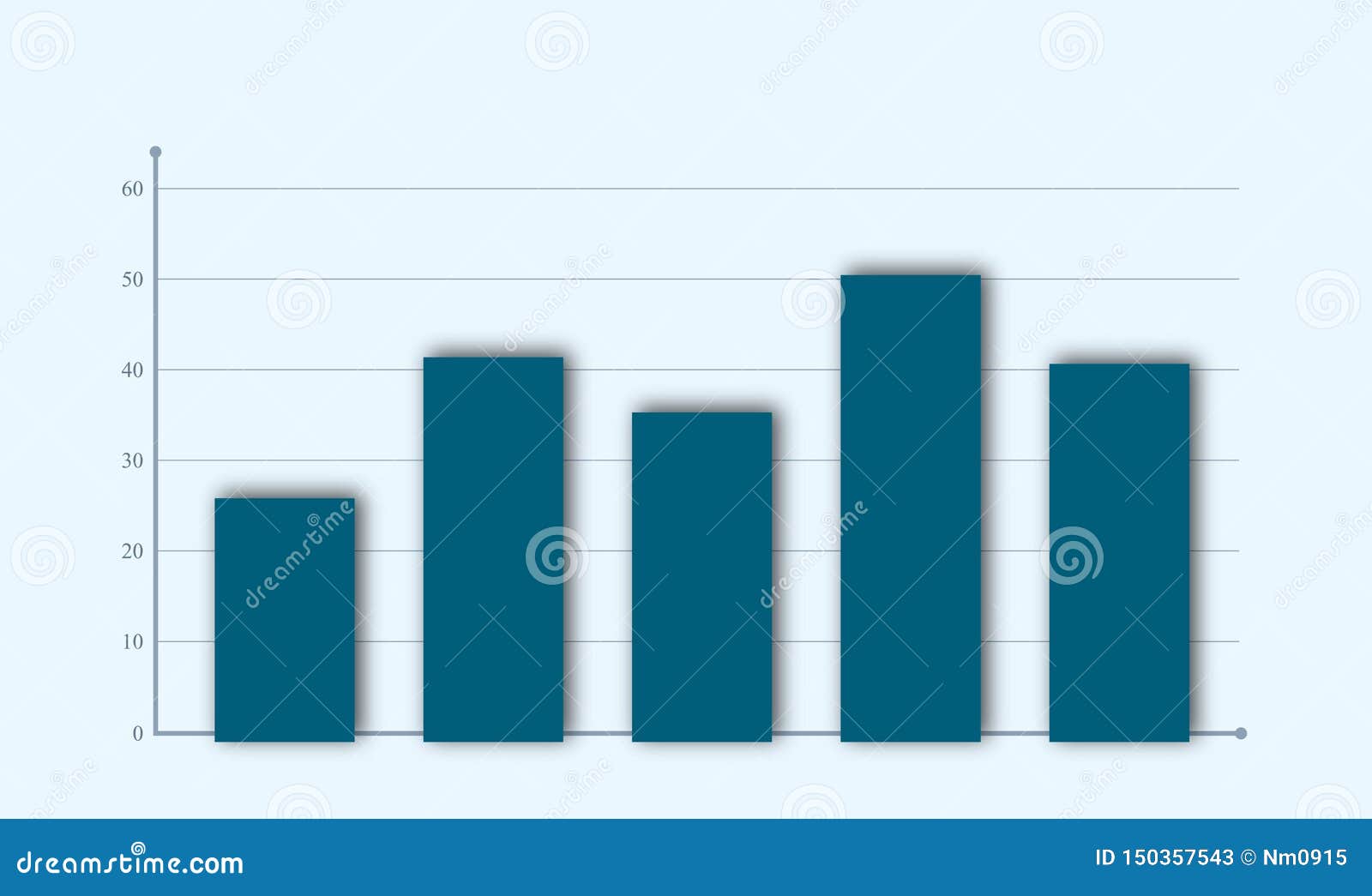 Bar Chart. Vector Business and Statistic Analyze Graphic Image Stock ...