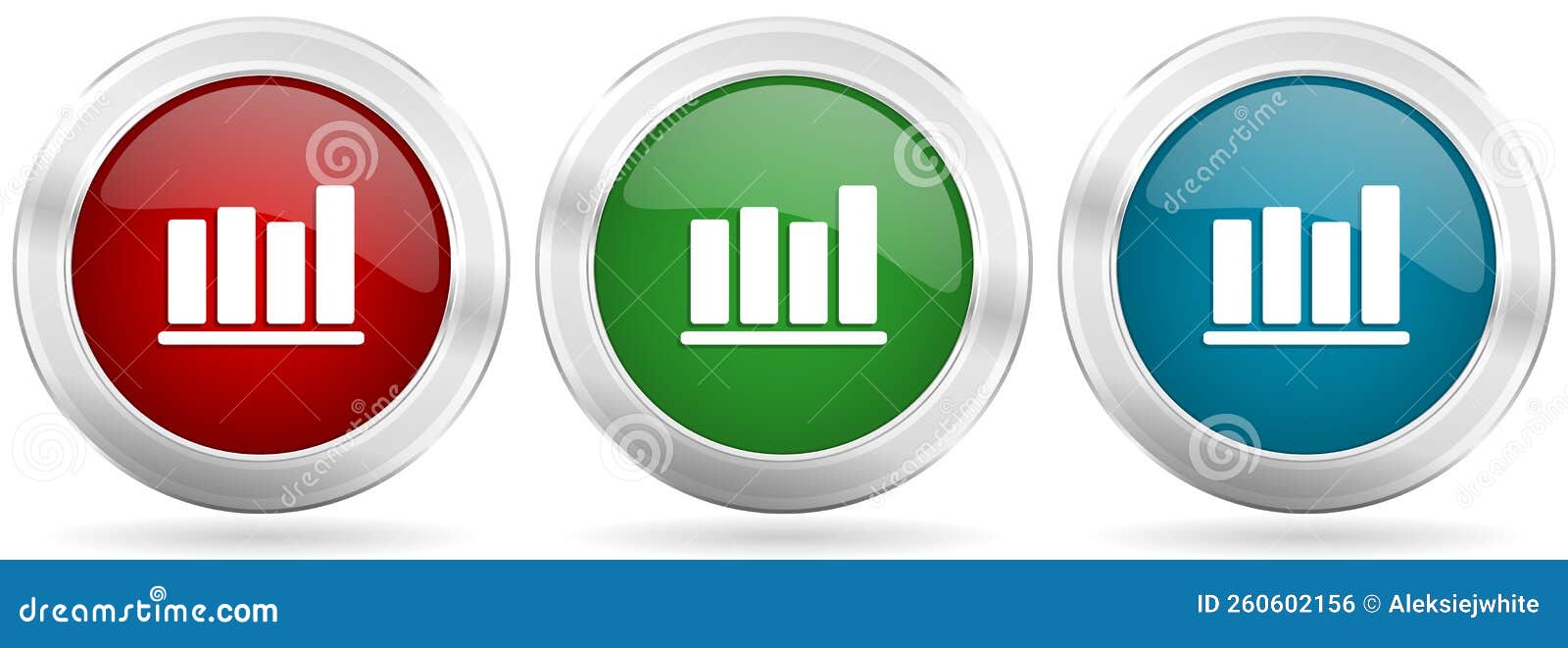 Chrome Chart Area Icon Isolated On White Background. Royalty-Free Stock ...