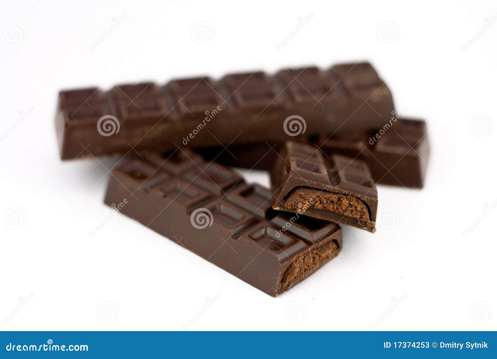 Bar chocolate with filling stock image. Image of relief - 17374253