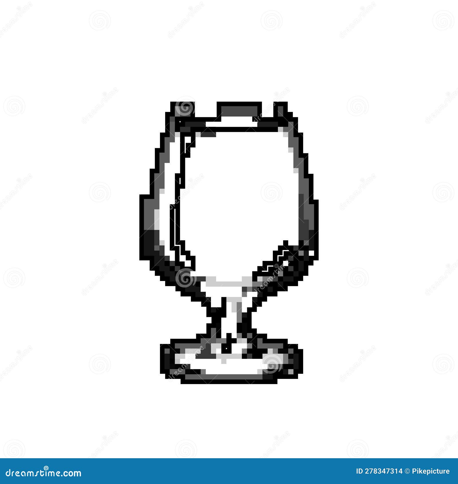 Bar Cocktail Glasses Game Pixel Art Vector Illustration Stock Vector ...