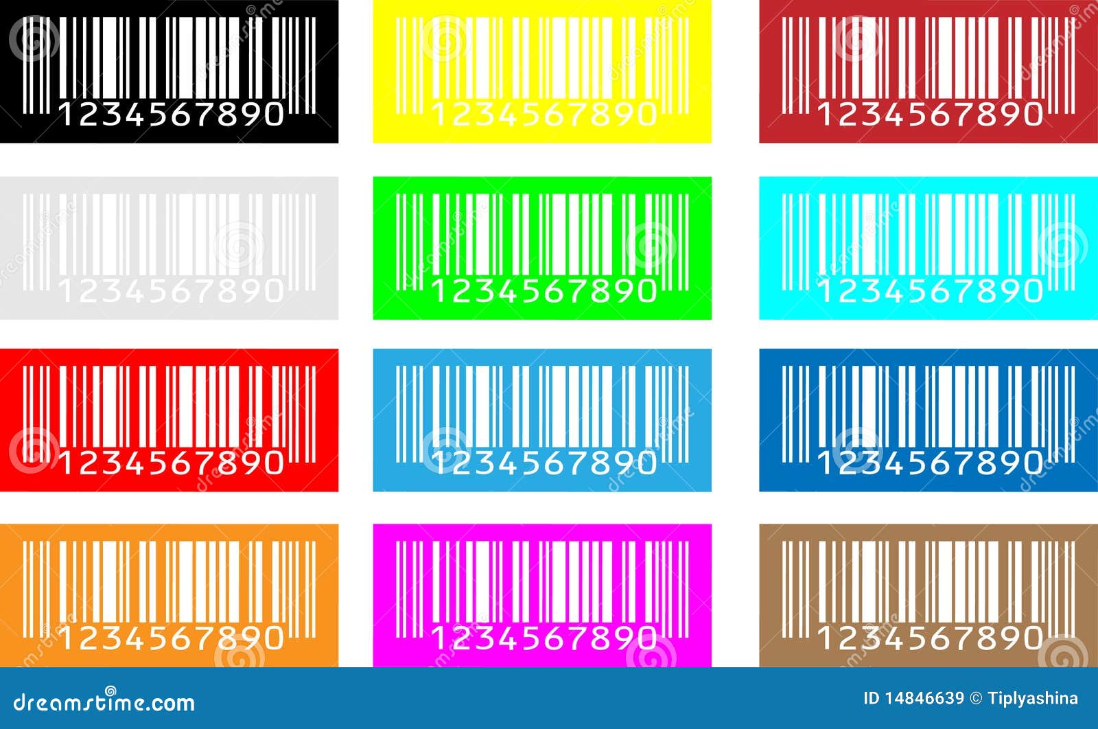 Bar-code stock vector. Illustration of isolated, code - 14846639