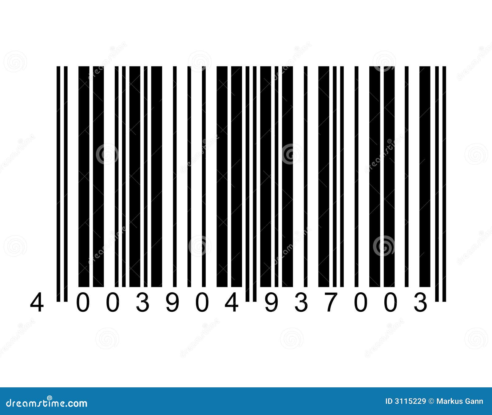Bar code stock illustration. Illustration of data, supermarket - 3115229