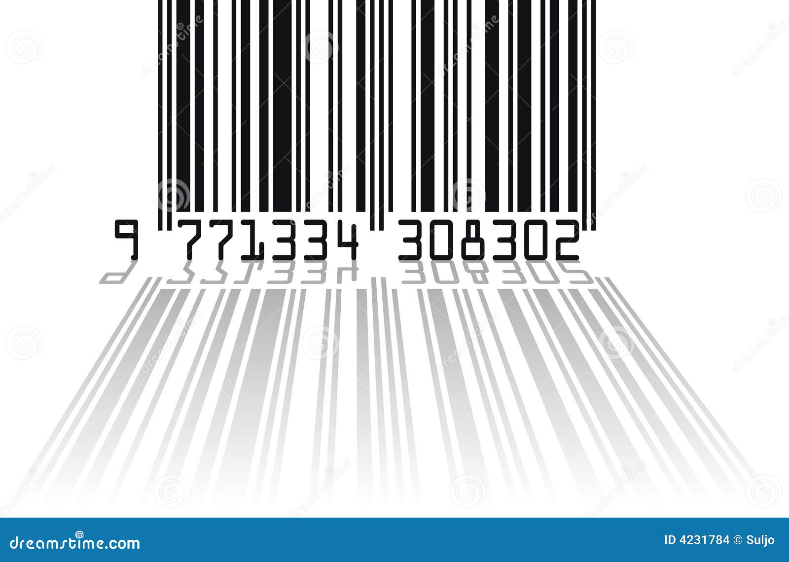 Bar code stock vector. Illustration of vector, trim, size - 4231784