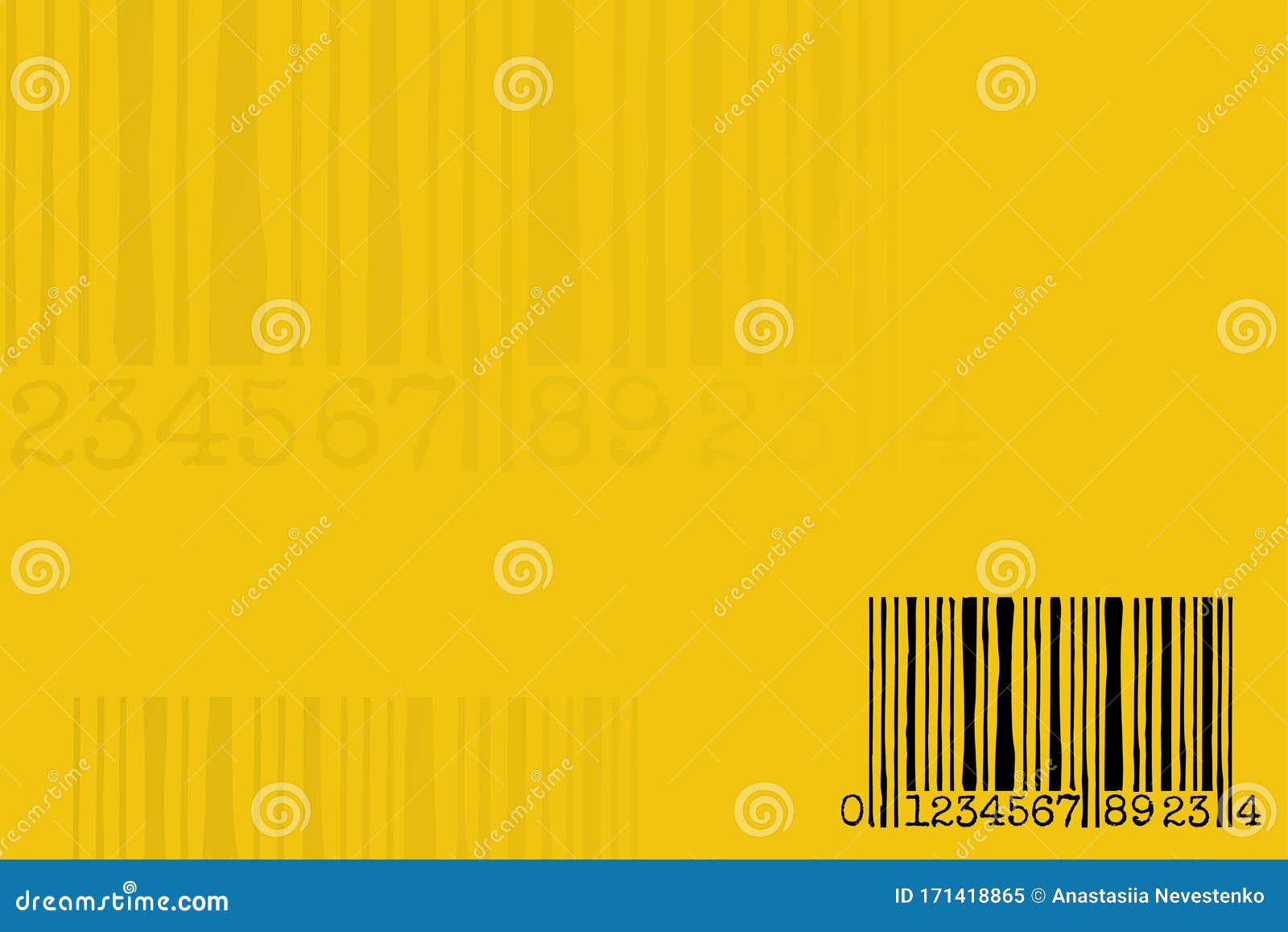 Bar Code Abstract Background. Vector Illustration Flat Design Stock ...