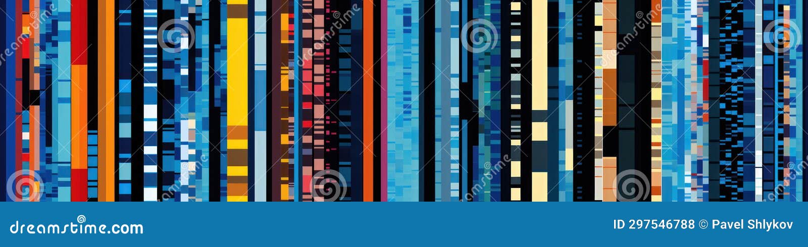Bar code art, color lines stock photo. Image of macro - 297546788