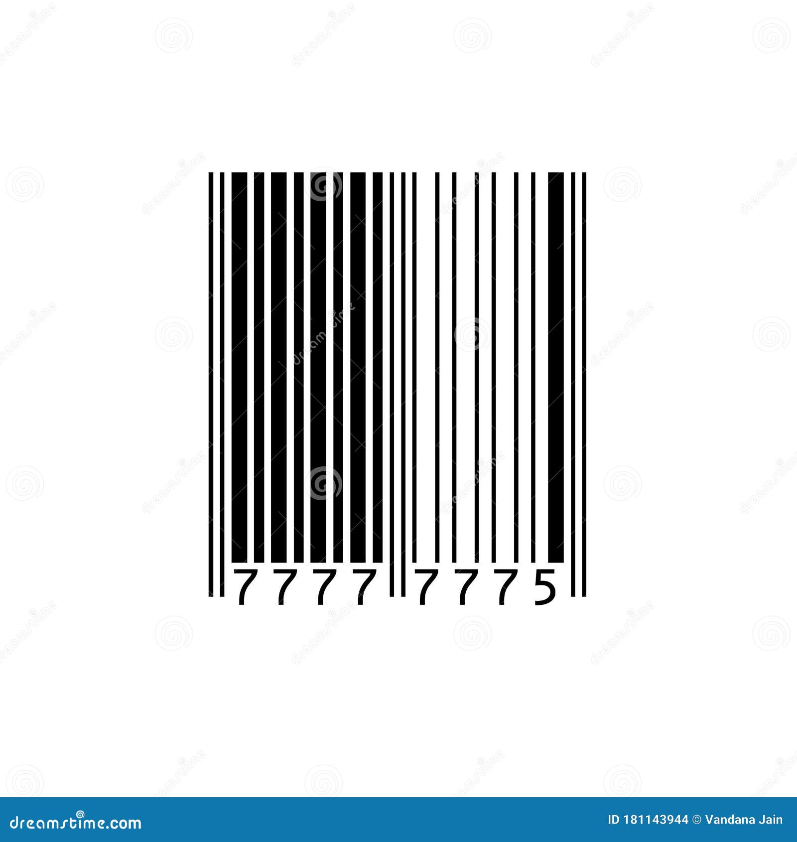 Bar Code. Barcodes Represented Data by Varying the Widths and Spacings ...
