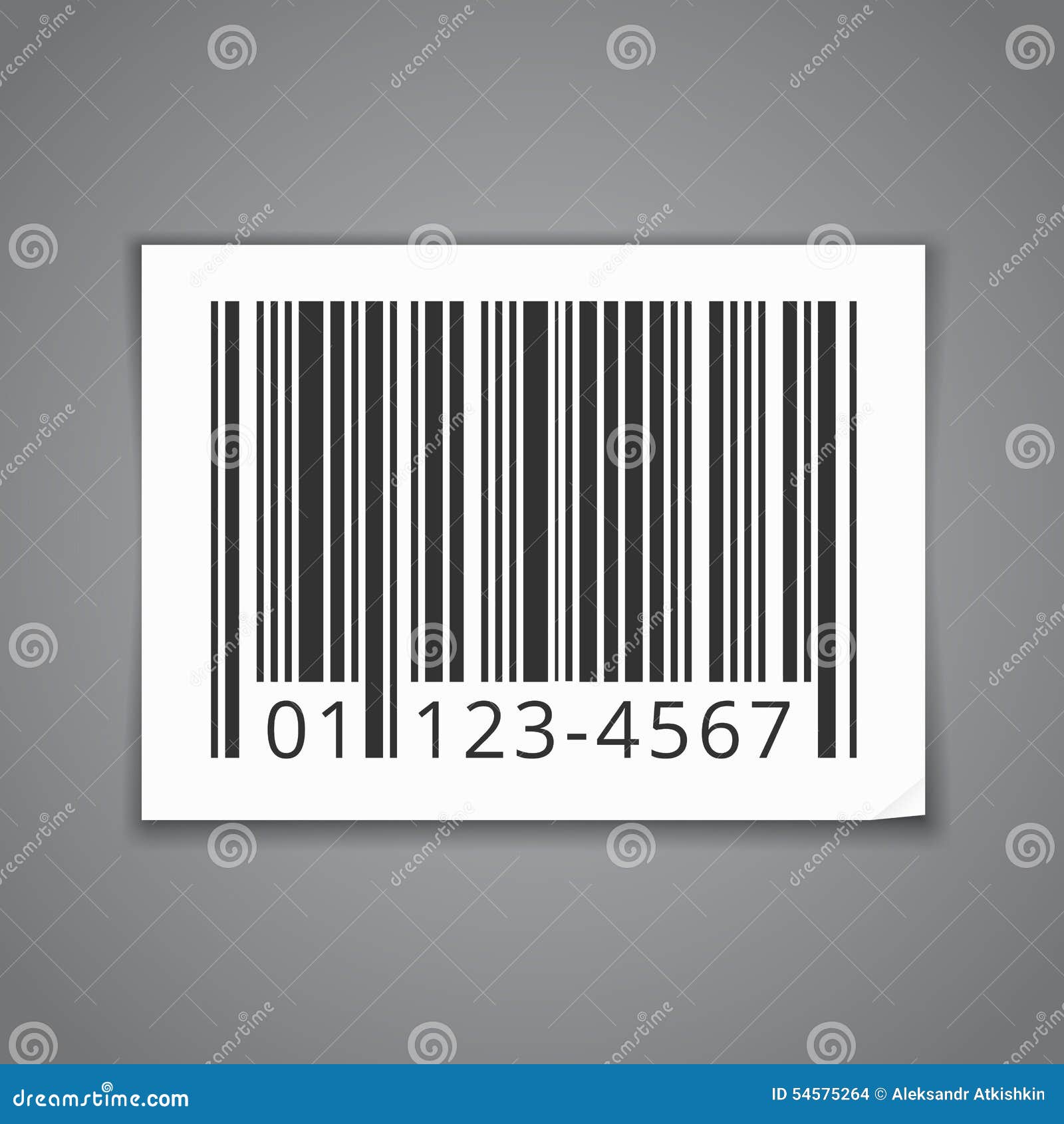 Bar code stock vector. Illustration of coding, scanner - 54575264