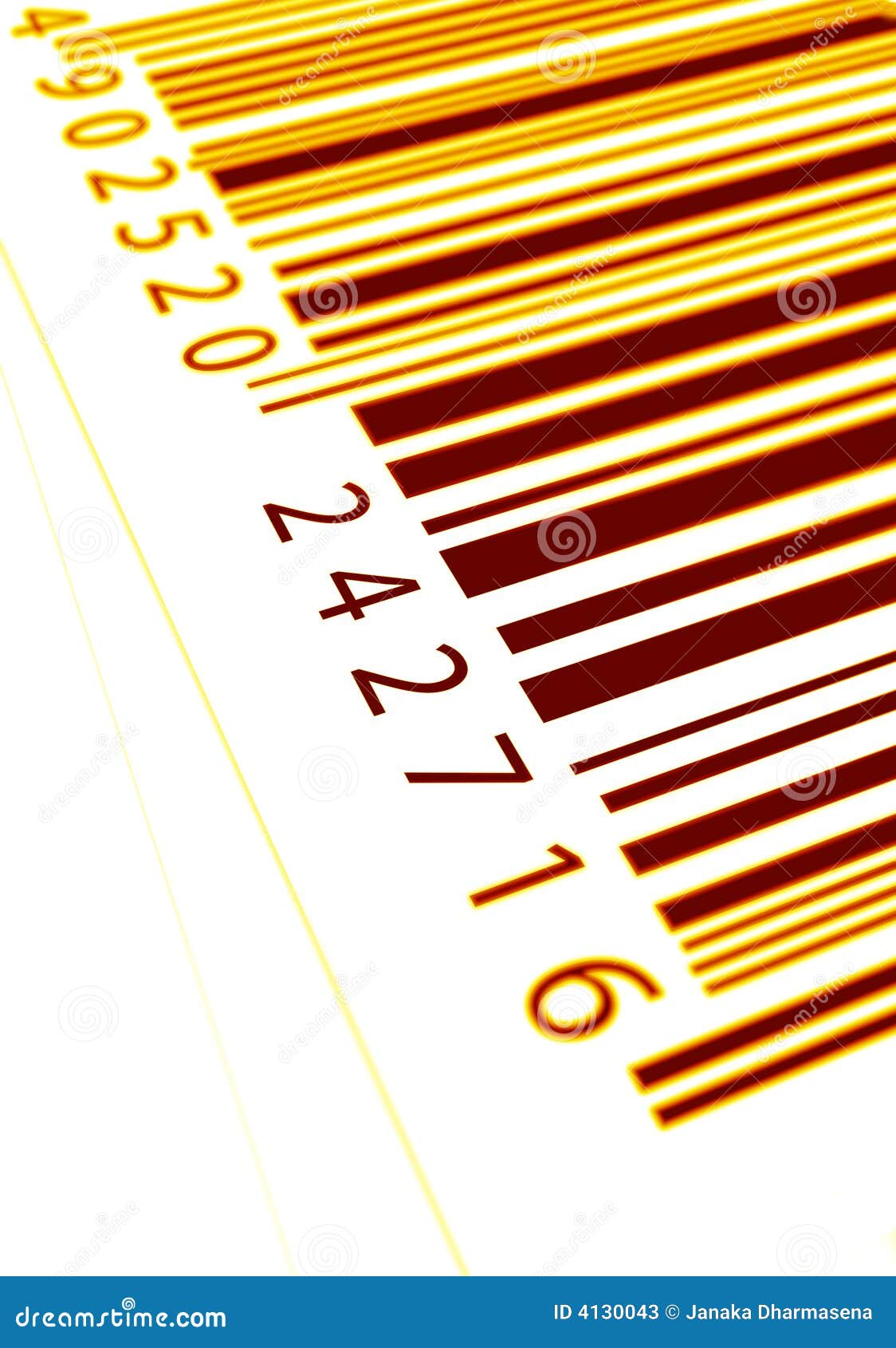 Bar code in color lighting stock illustration. Illustration of lines ...