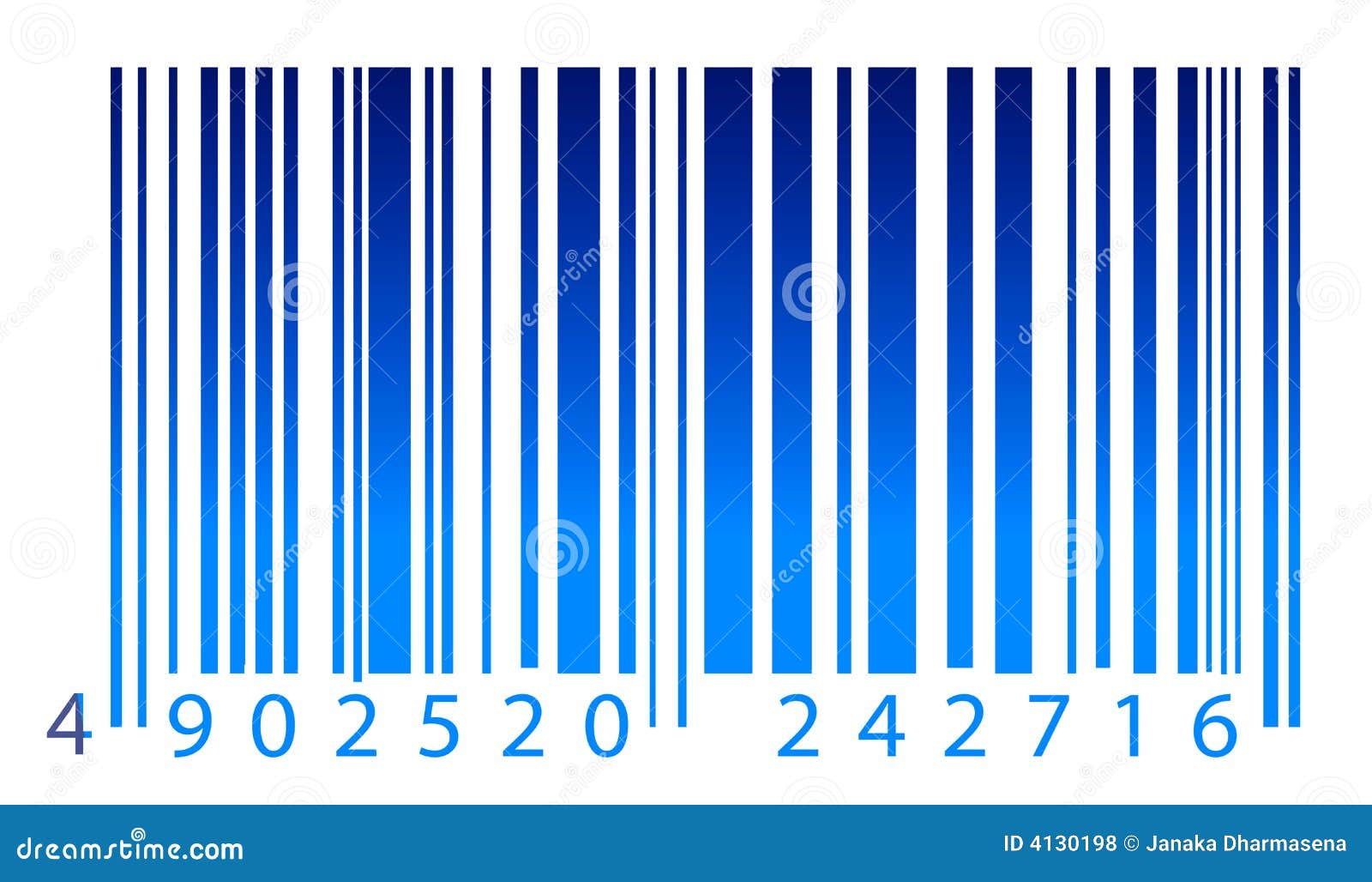 Bar code in color lighting stock illustration. Illustration of factory ...