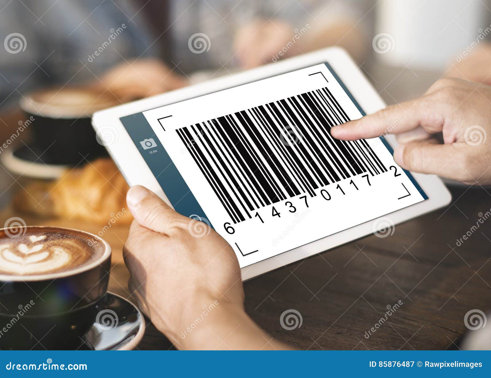 Bar Code Data Identification Encryption Concept Stock Image - Image of ...