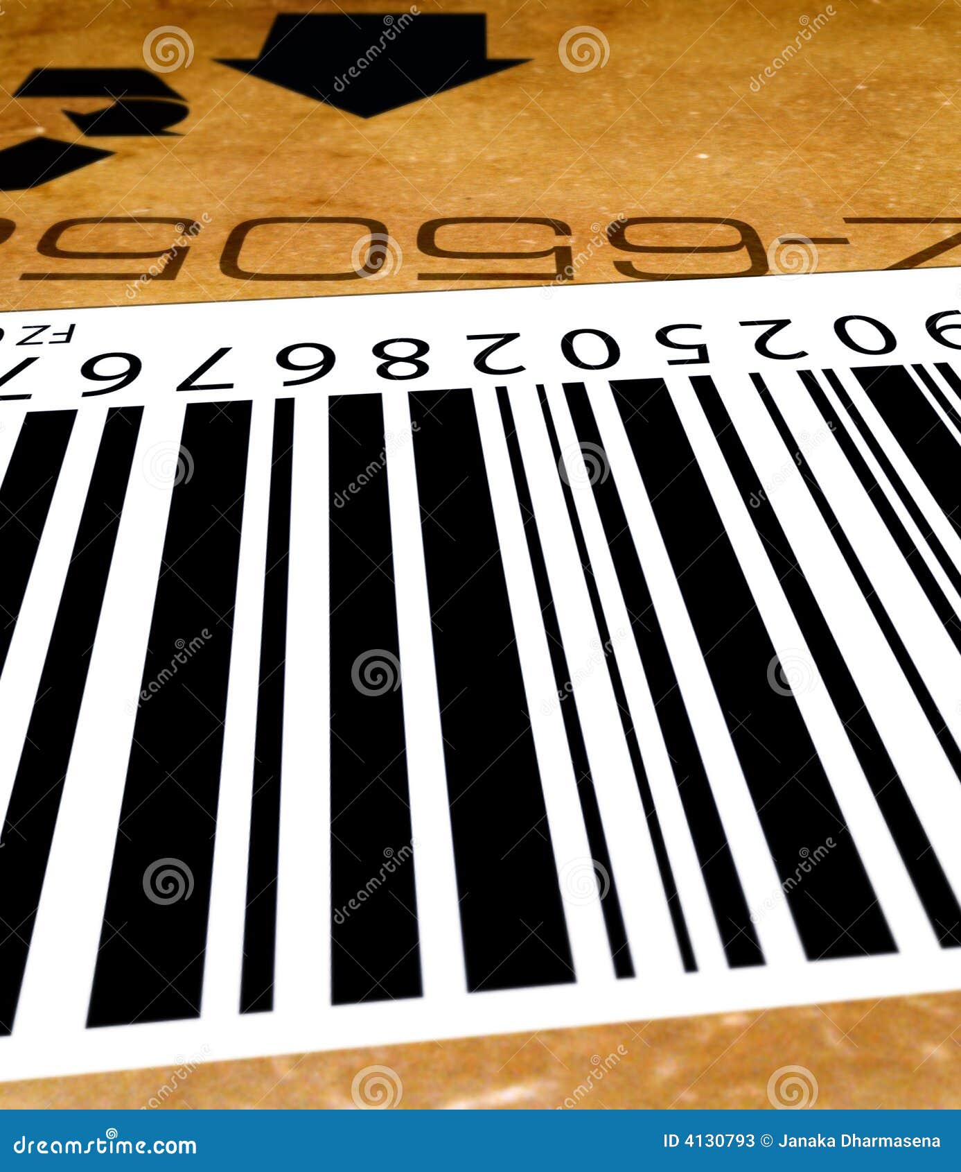 Bar code label stock image. Image of print, market, check - 4130793