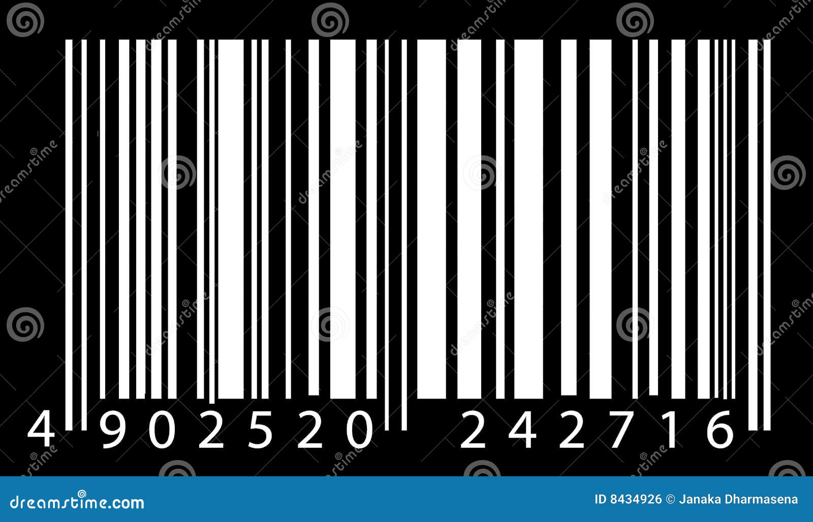 Bar code label stock illustration. Illustration of closeup - 8434926