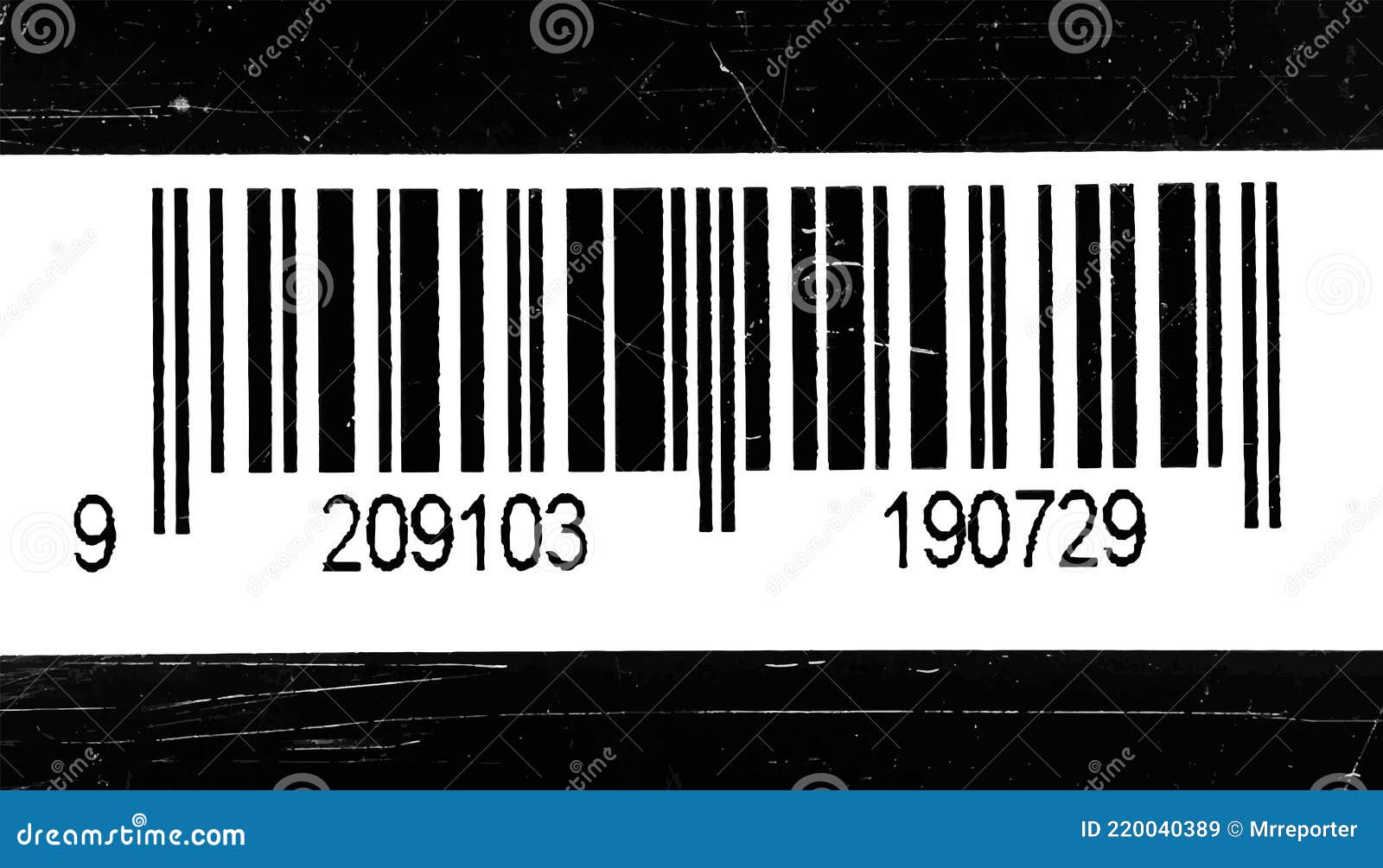 Barcode sticker stock vector. Illustration of combination - 220040389
