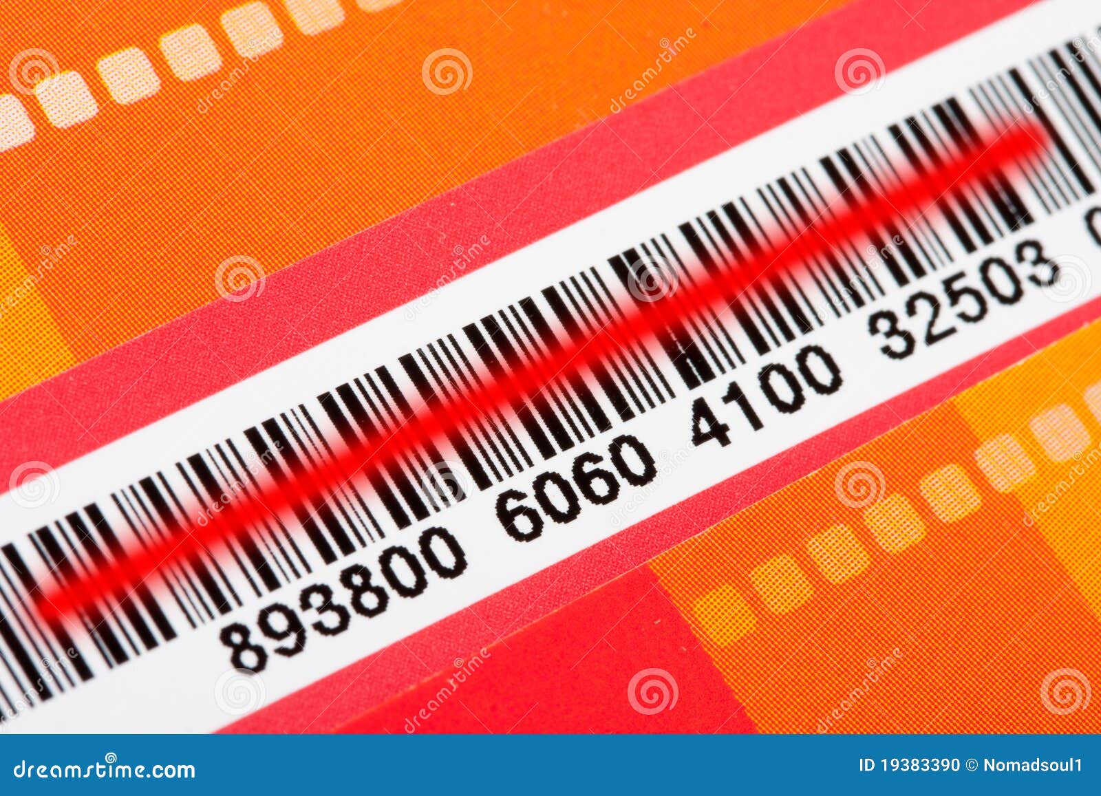 Bar Code with Red Scanner Laser Stock Photo - Image of inventories ...