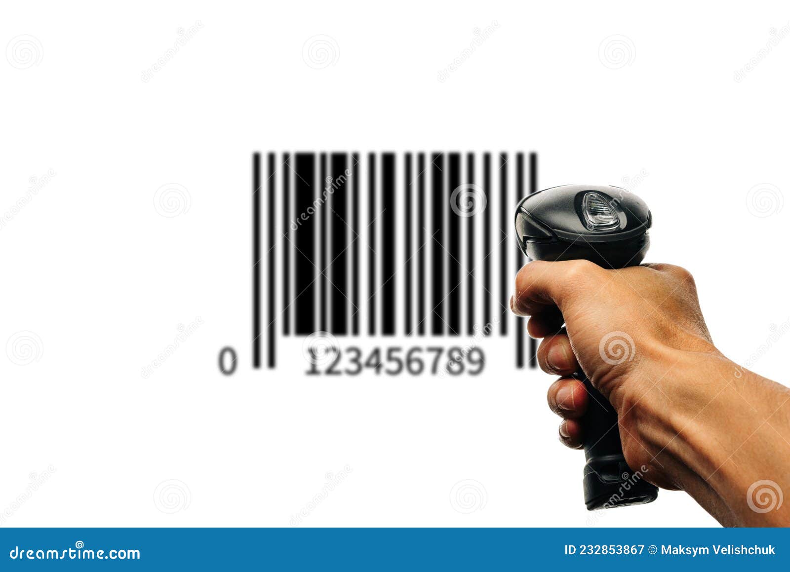 Bar Code. Retail Label Barcode Scan. Reader Laser Scanner For Warehouse ...