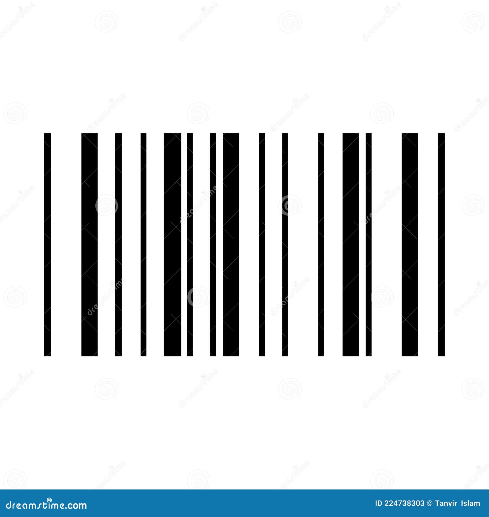 Bar Code Scan Label Product Price Tag Icon Stock Vector - Illustration ...