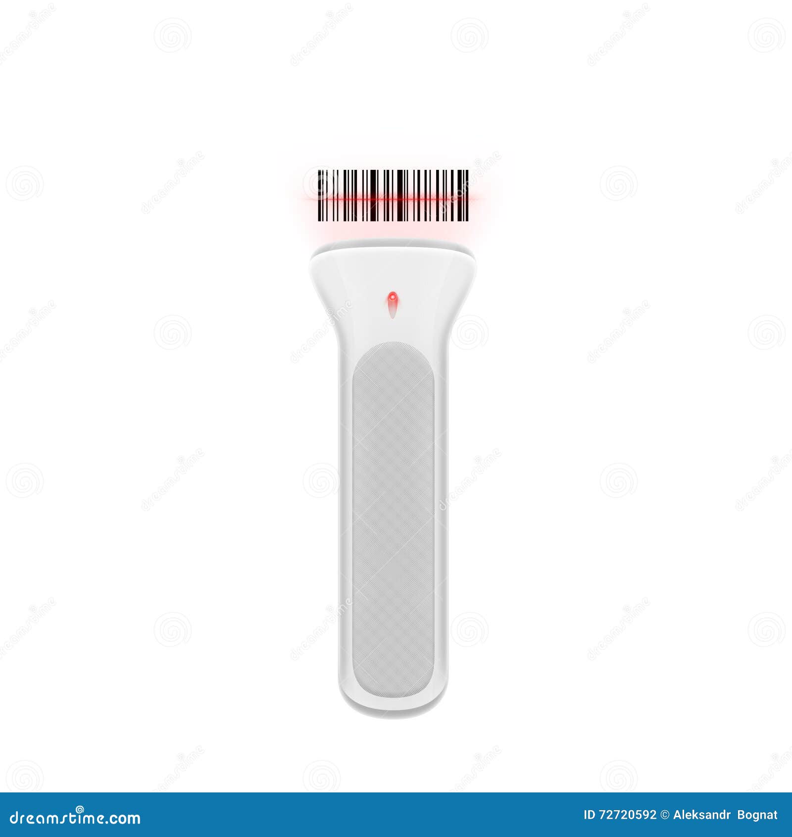 Bar Code Scanner Isolated. Barcode Scan Technology Equipment Stock ...